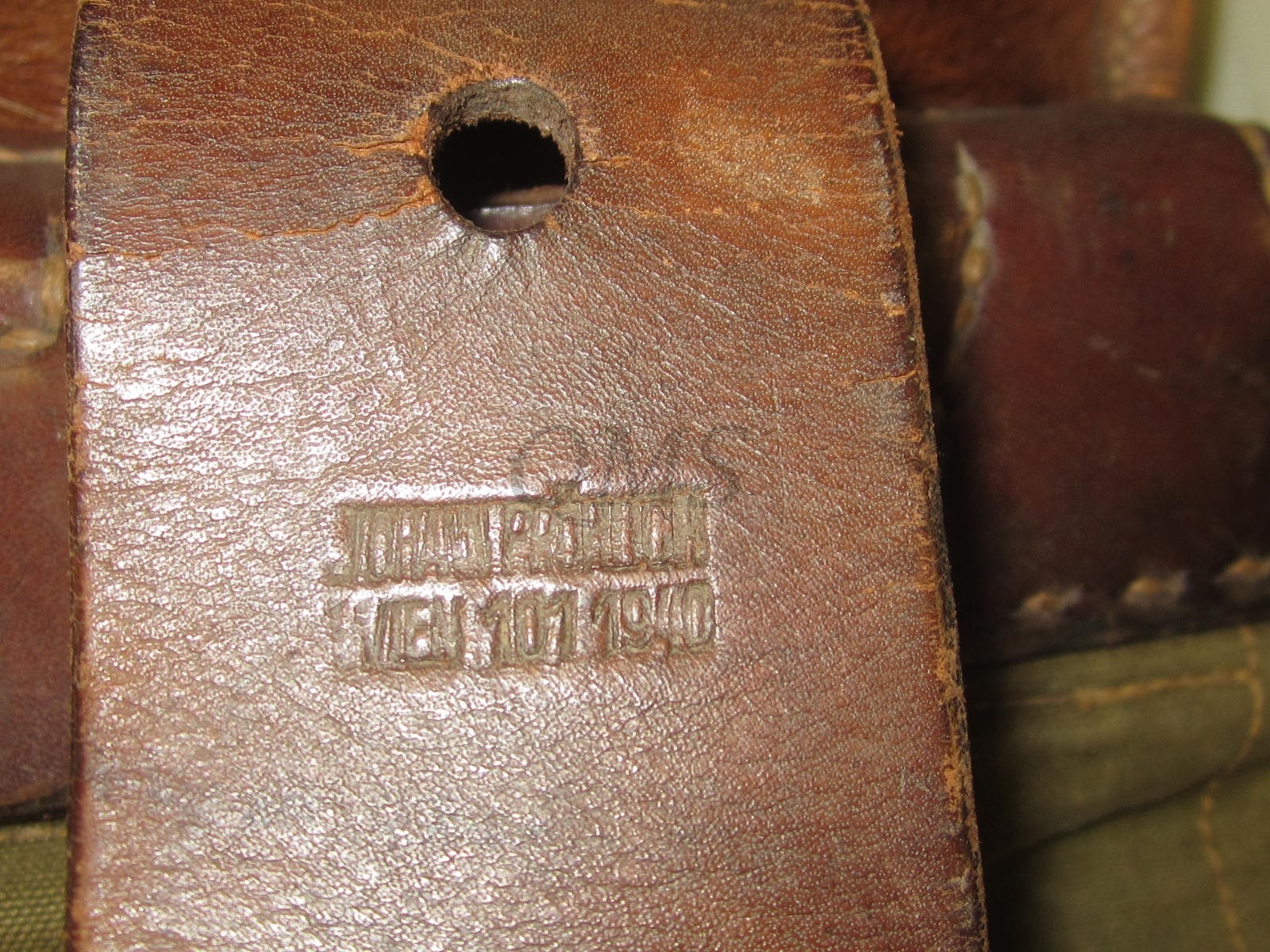 Wehrmacht 'Affe' Backpack M1934 with fur flap (Tornister 34).