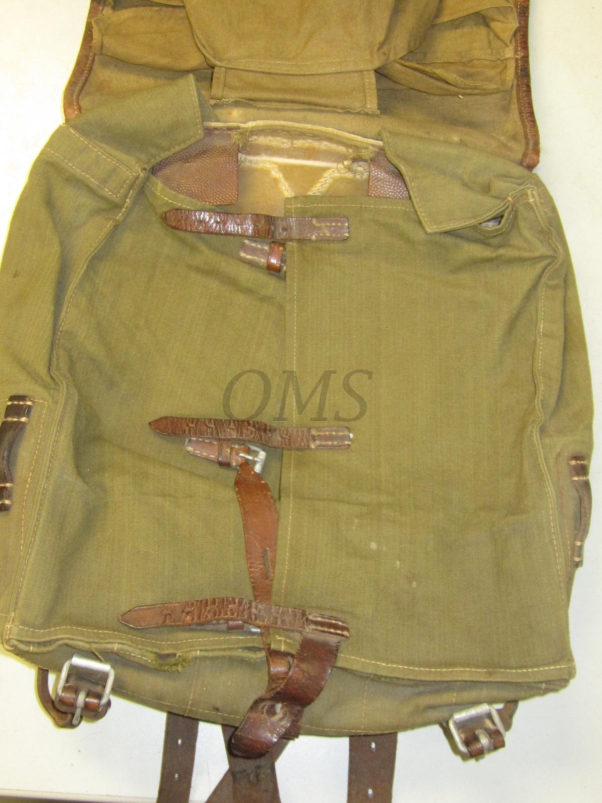 Wehrmacht 'Affe' Backpack M1934 with fur flap (Tornister 34).