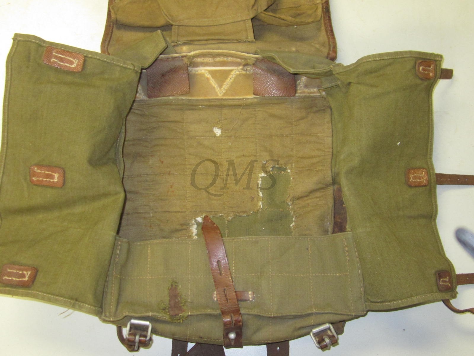 Wehrmacht 'Affe' Backpack M1934 with fur flap (Tornister 34).