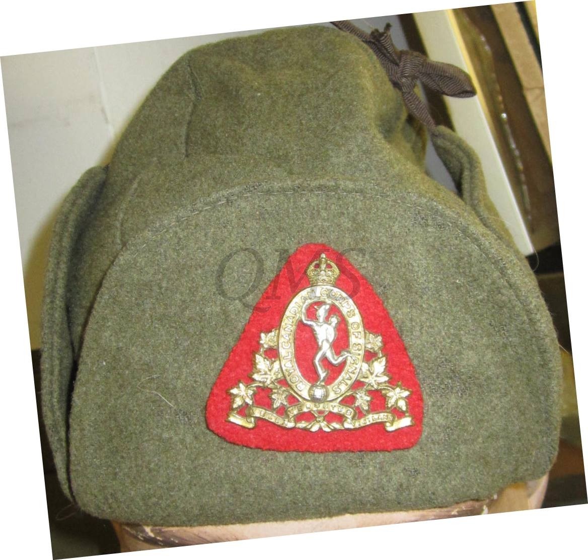 Royal Canadian Signal Corps Winter Cap WW2