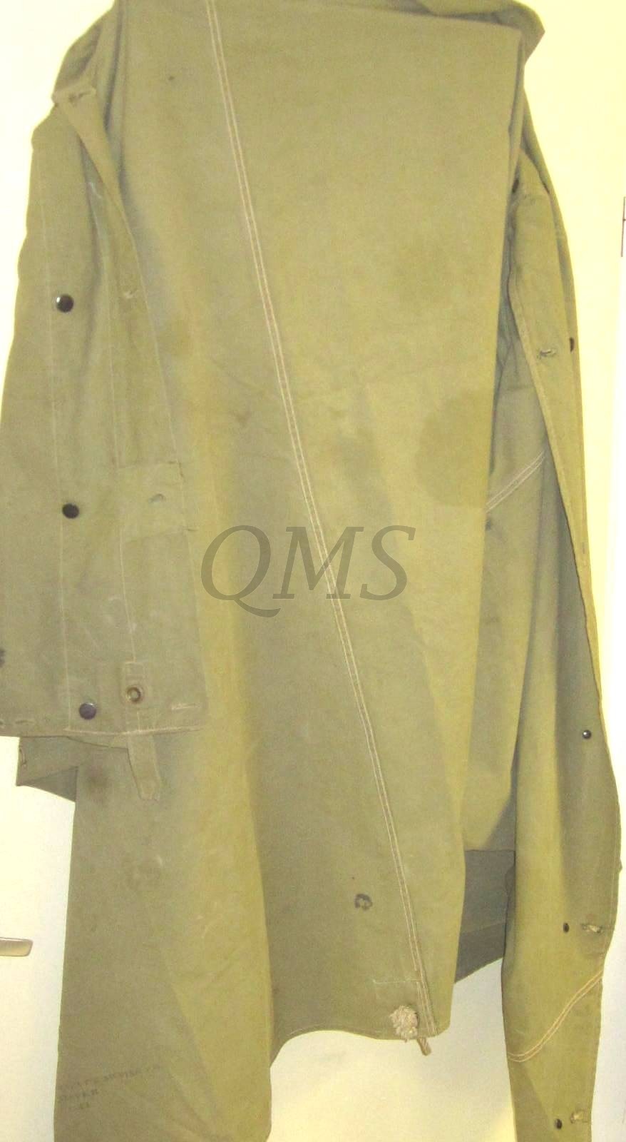 US Army Kaki WW2 Pup Tent Shelter Half with 3 poles