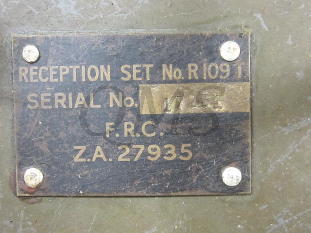 Wireless Set R109 Communications Receiver