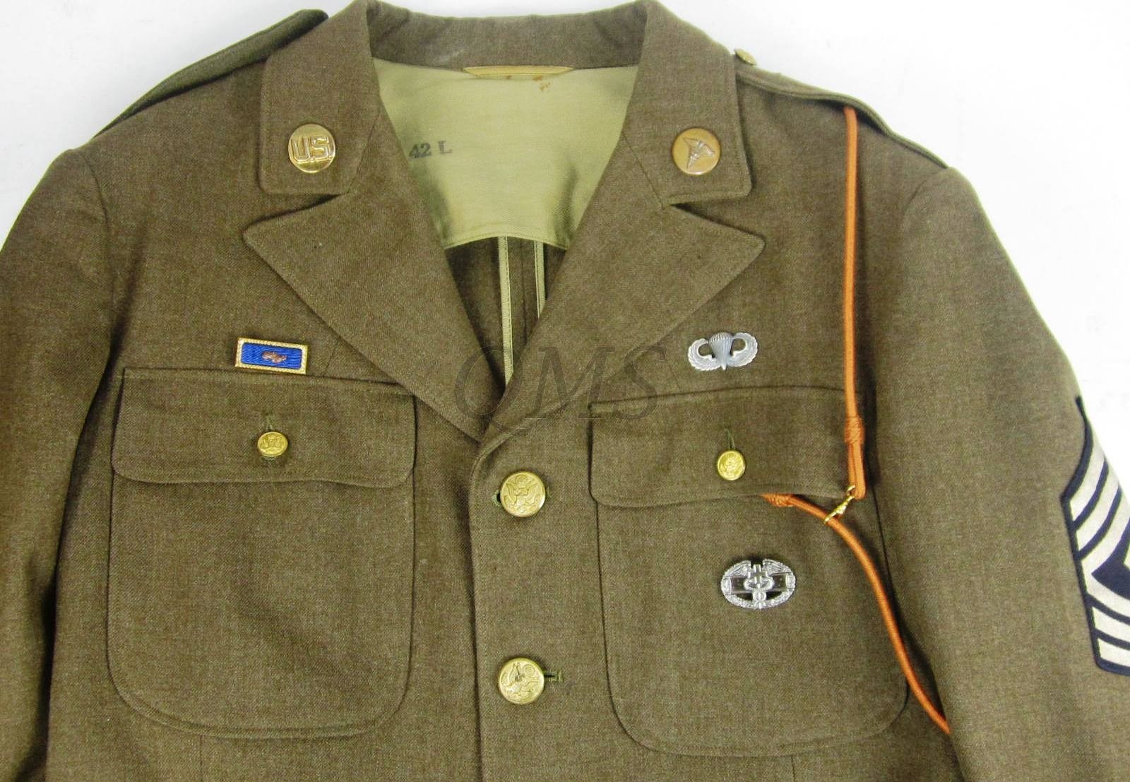 U.S. Army "Class A" uniform 101 Abn 1st Sergeant Medical branch