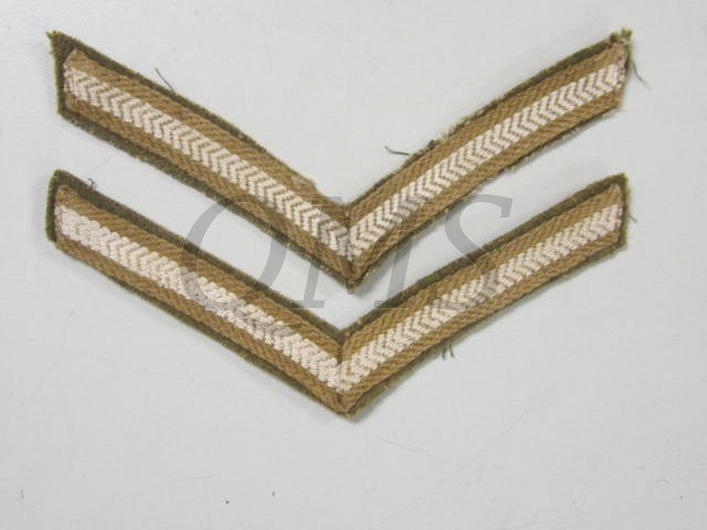 Rang/strepen soldaat1 e klas (Chevrons Private (Pte) Soldat (sdt))