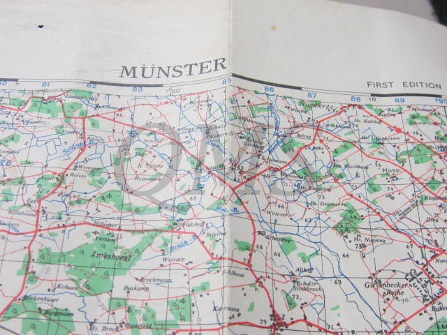 Landkaart Munster 1945 no 4507 (Map Munster 1945 Sheet no.4507)