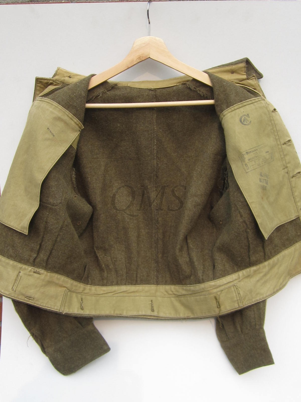 Battledress jas 1943 RCASC 5e Divisie (Battledress blouse 1943 RCASC ...