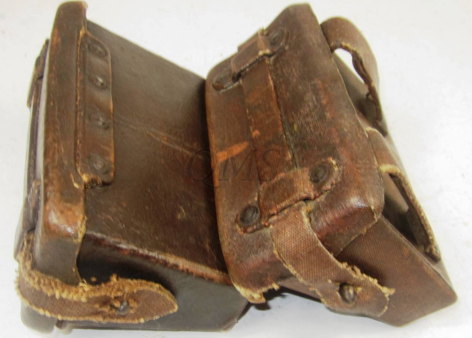 WW2 pair Japanese Type 99 Front Ammo rubber Pouch Cases