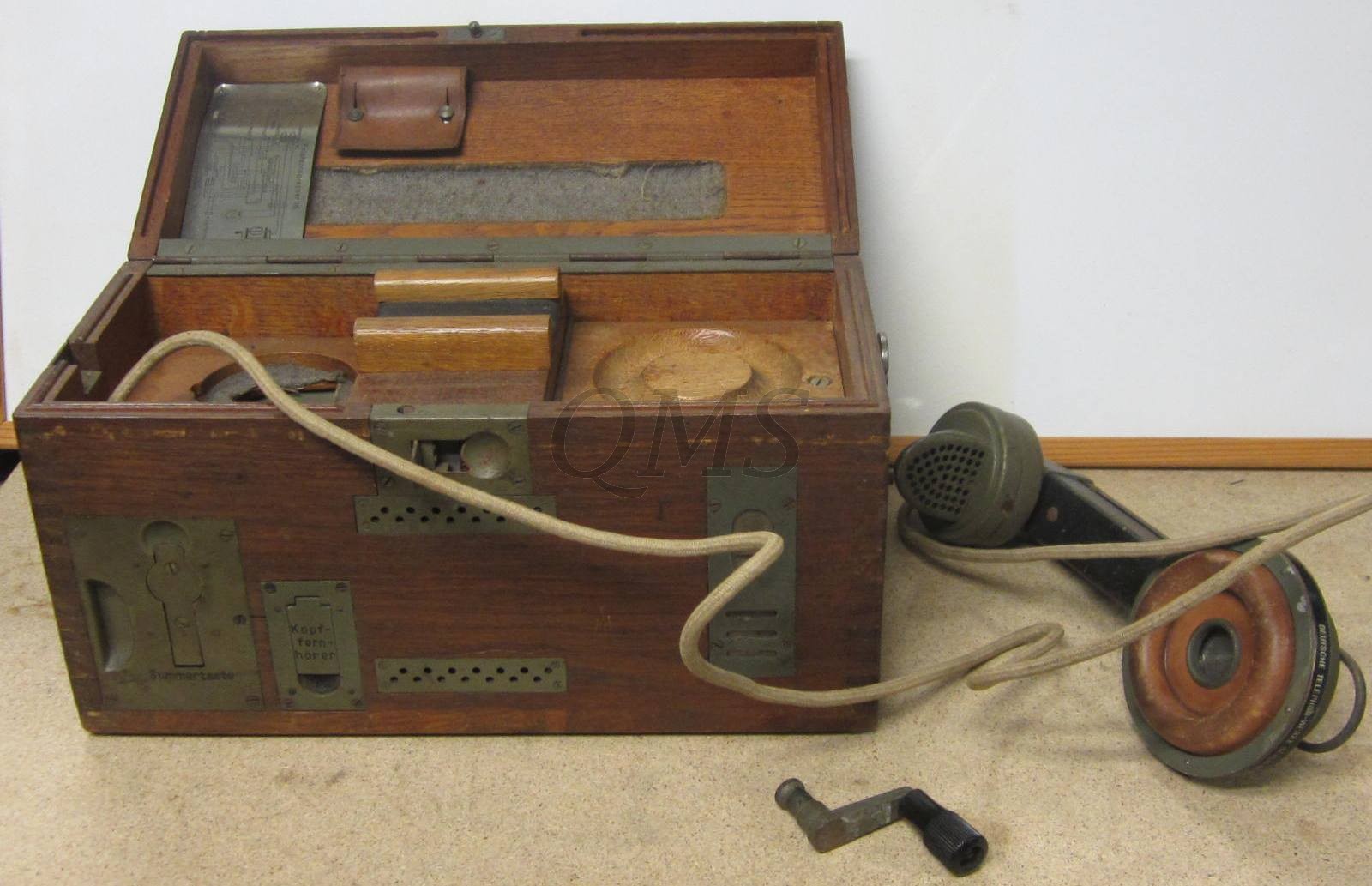 Feldfern sprecher WK1 (WW1 Imperial German Army Field Telephone)