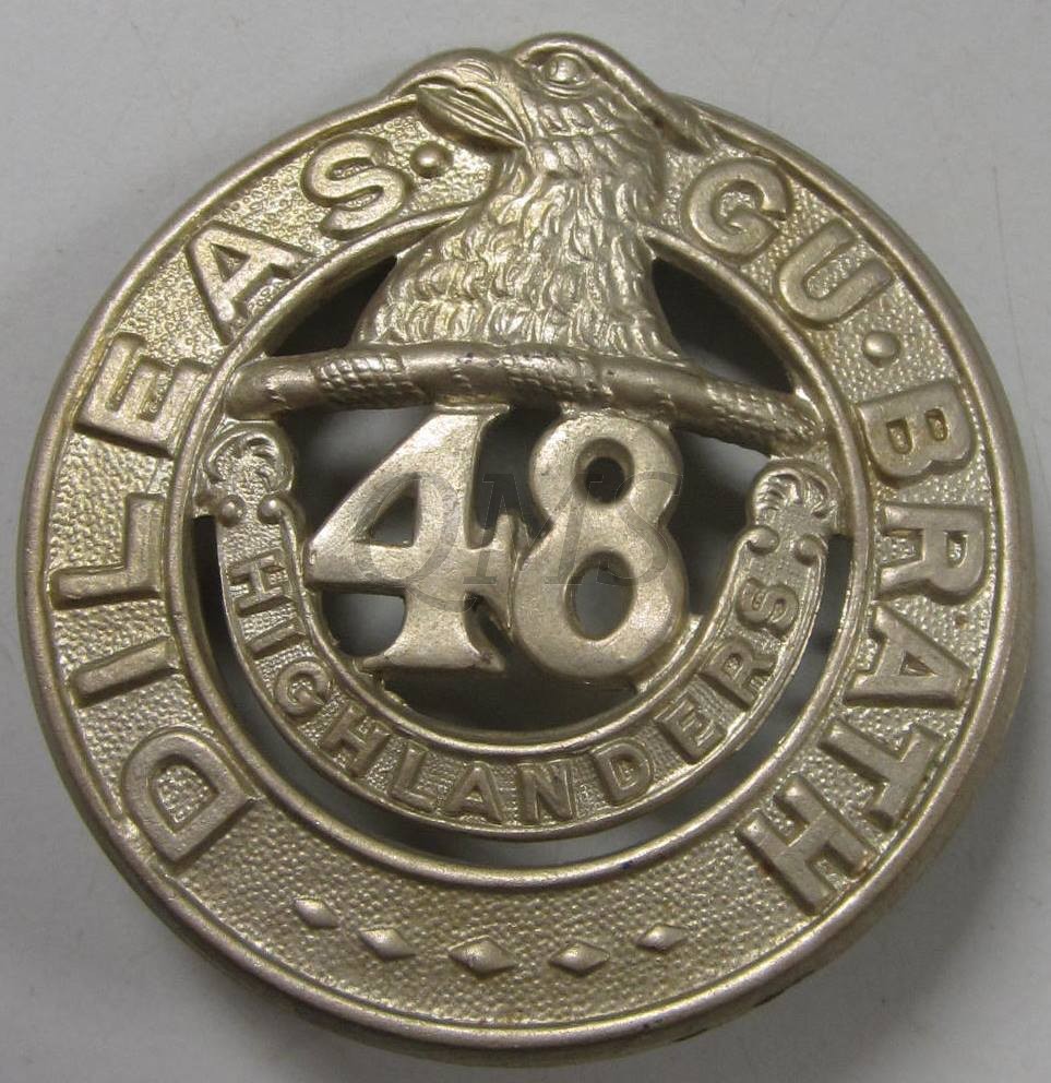 Cap badge 48th Highlanders of Canada