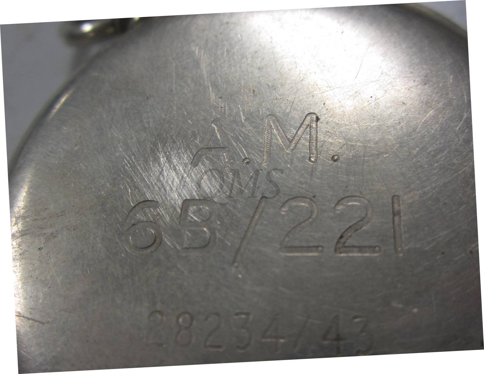 SMITHS AIR MINISTRY WW2 1941 60 MINUTE BOMBER STOPWATCH BRITISH RAF 6B/221