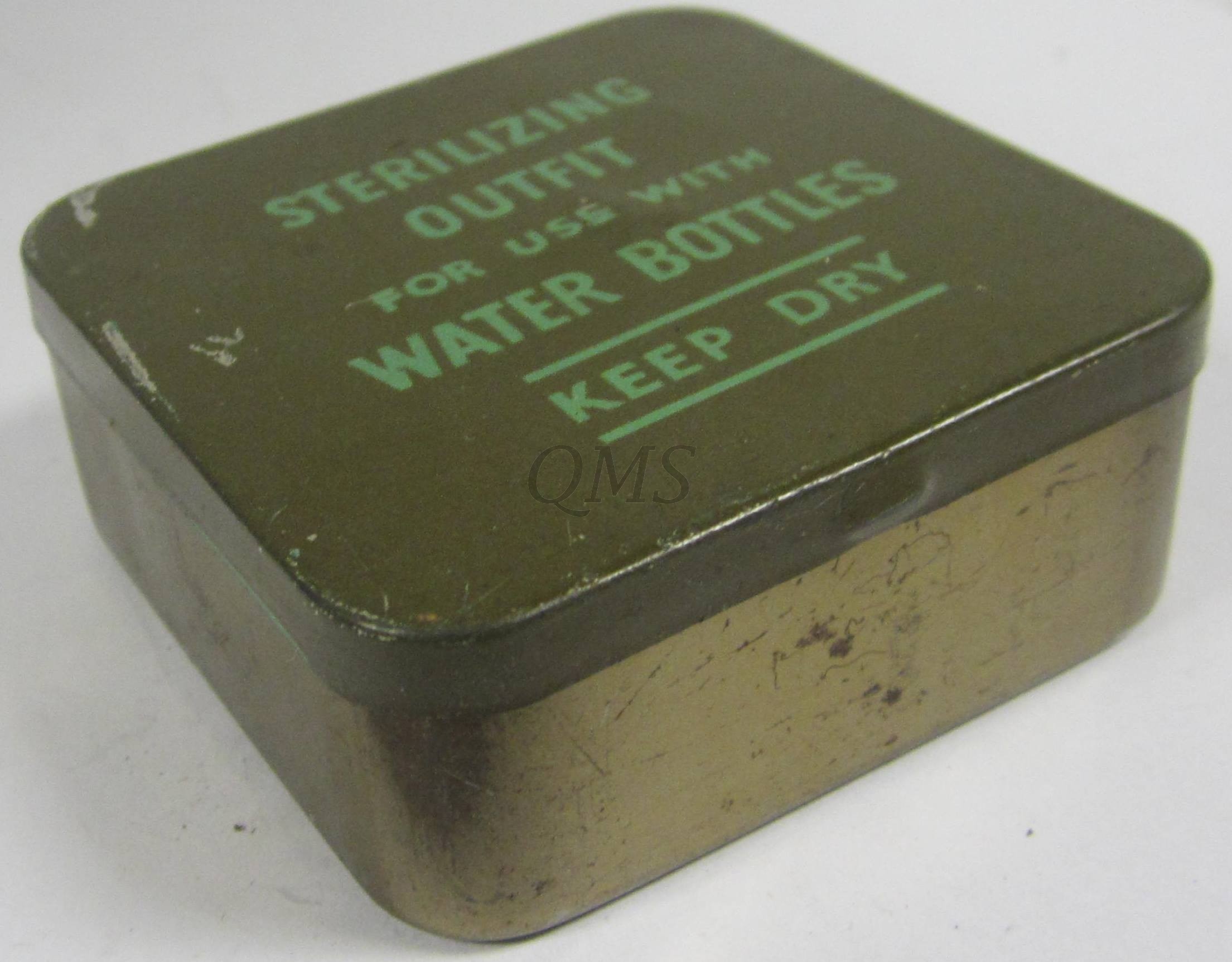 WW2 Tin Water Sterilizing Outfit