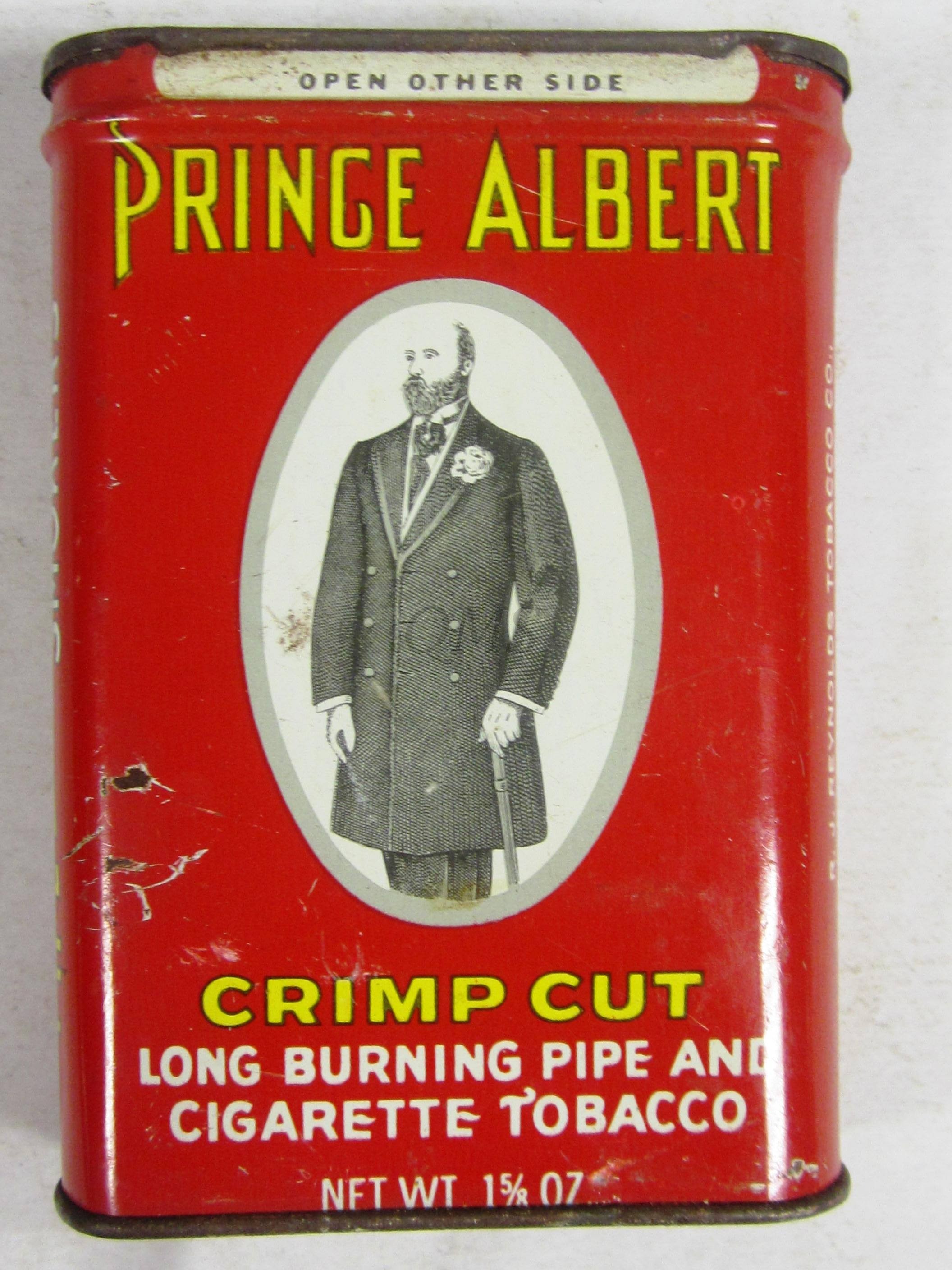 Blikje Prince Albert Pijp and Sigaretten tabak (Tin Price Albert Pipe ...