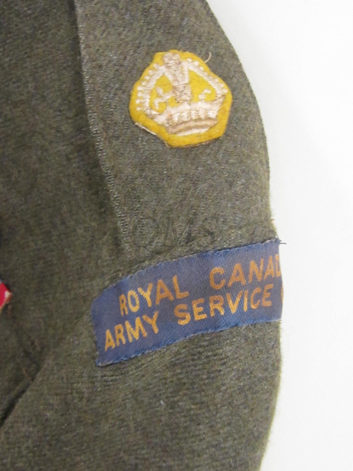 Battledress blouse officers P40 RCASC (Battledress jas P40 RCASC)