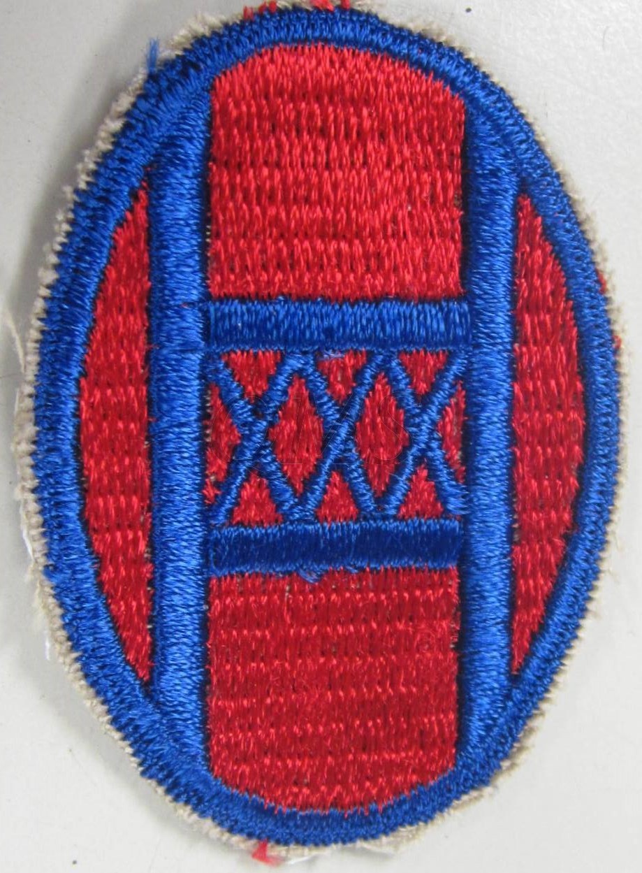 Mouwembleem 30th Infantry Division (Sleeve patch 30th Infantry Division)