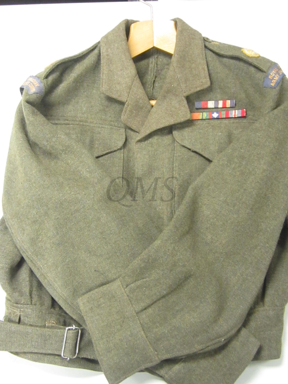 Battledress blouse officers P40 RCASC (Battledress jas P40 RCASC)