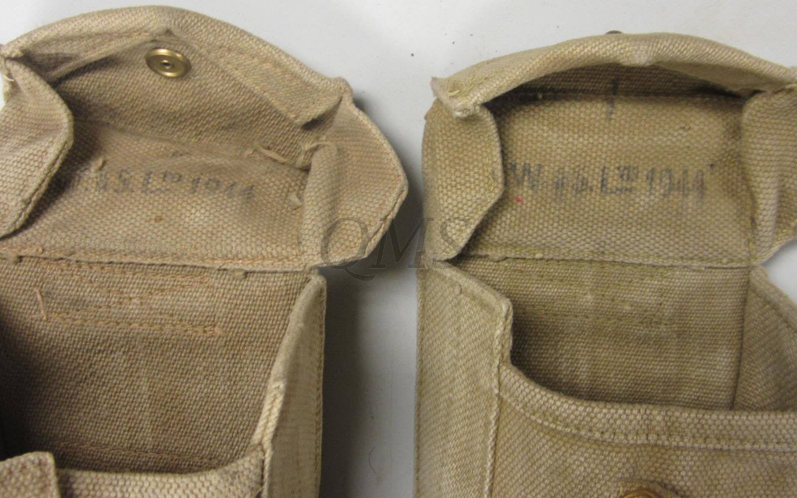 Set British Pattern 1937 Basic Pouches Driver MT MWS 1944