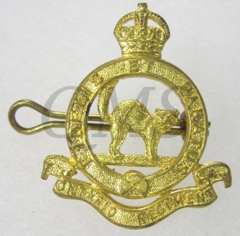 Collar badge officers Ontario Regiment