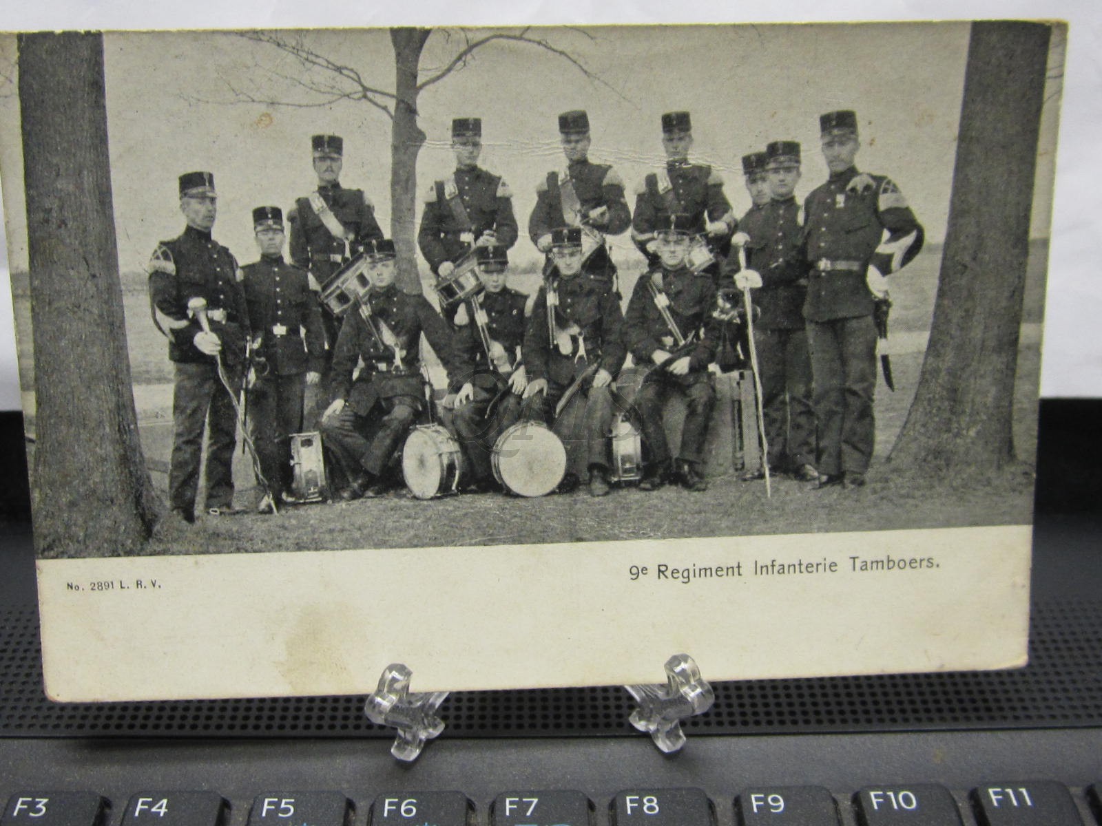 Prent briefkaart 1905 9e Regiment Infanterie Tamboers