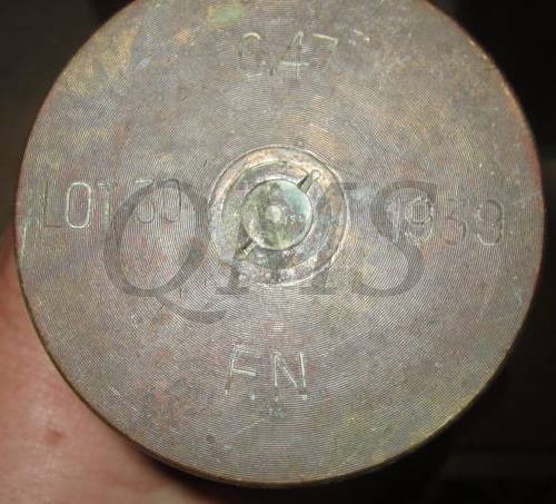 FN shell casing 1939 , 47mm anti-tank gun Model 1931