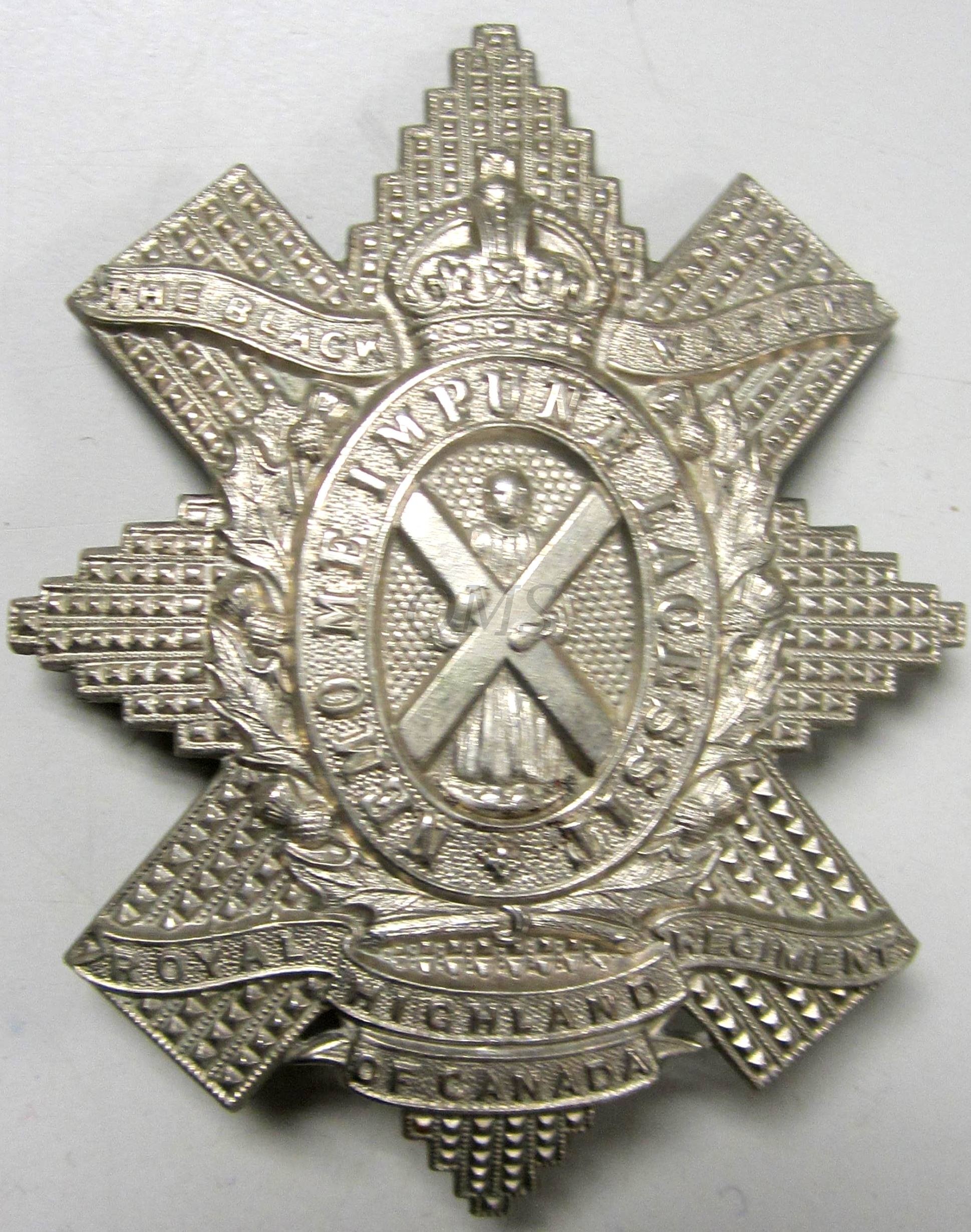 Cap badge Black Watch (Royal Highland Regiment) of Canada, 2nd Canadian ...
