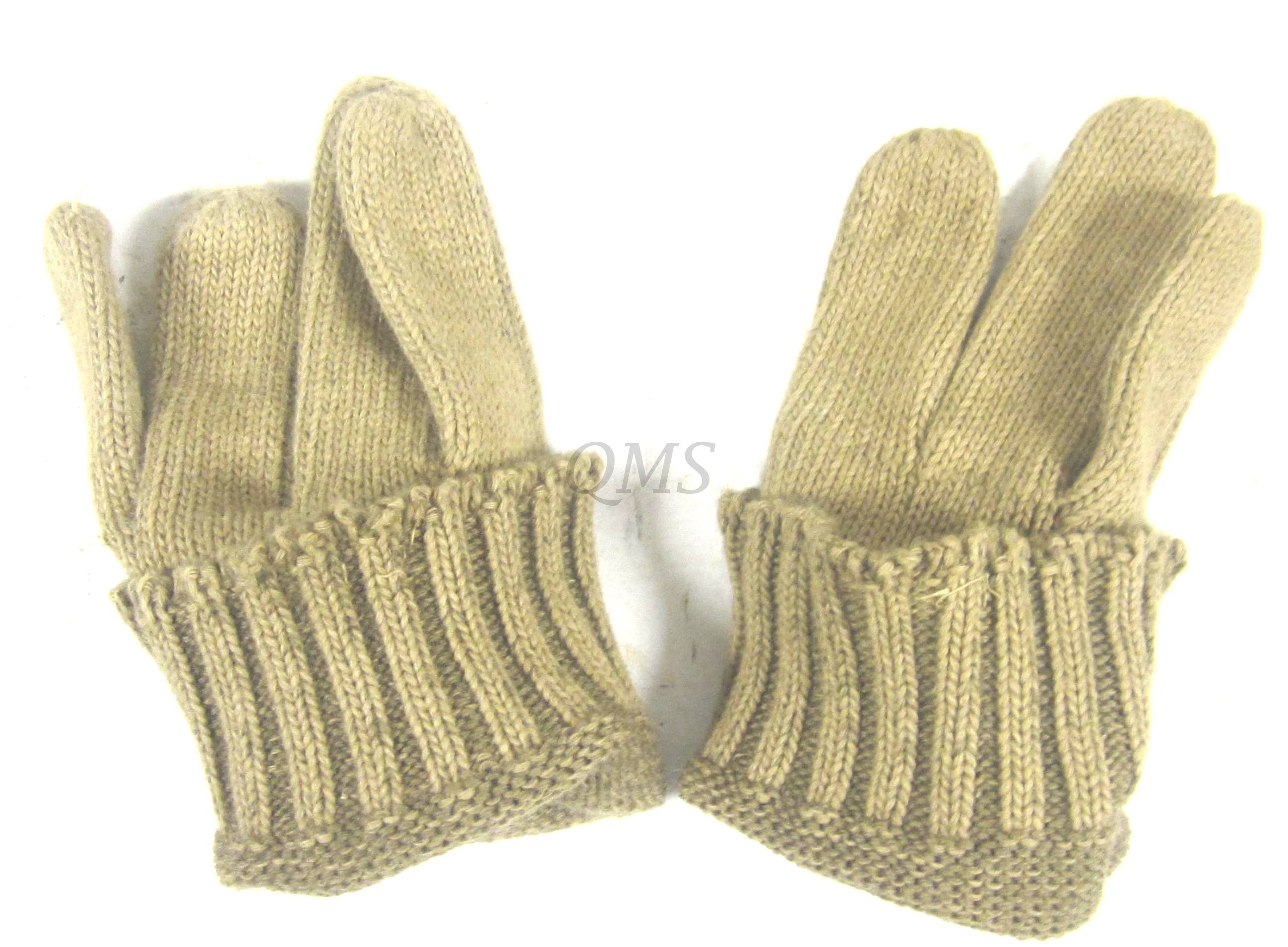 Gloves wool 5 fingers WW2