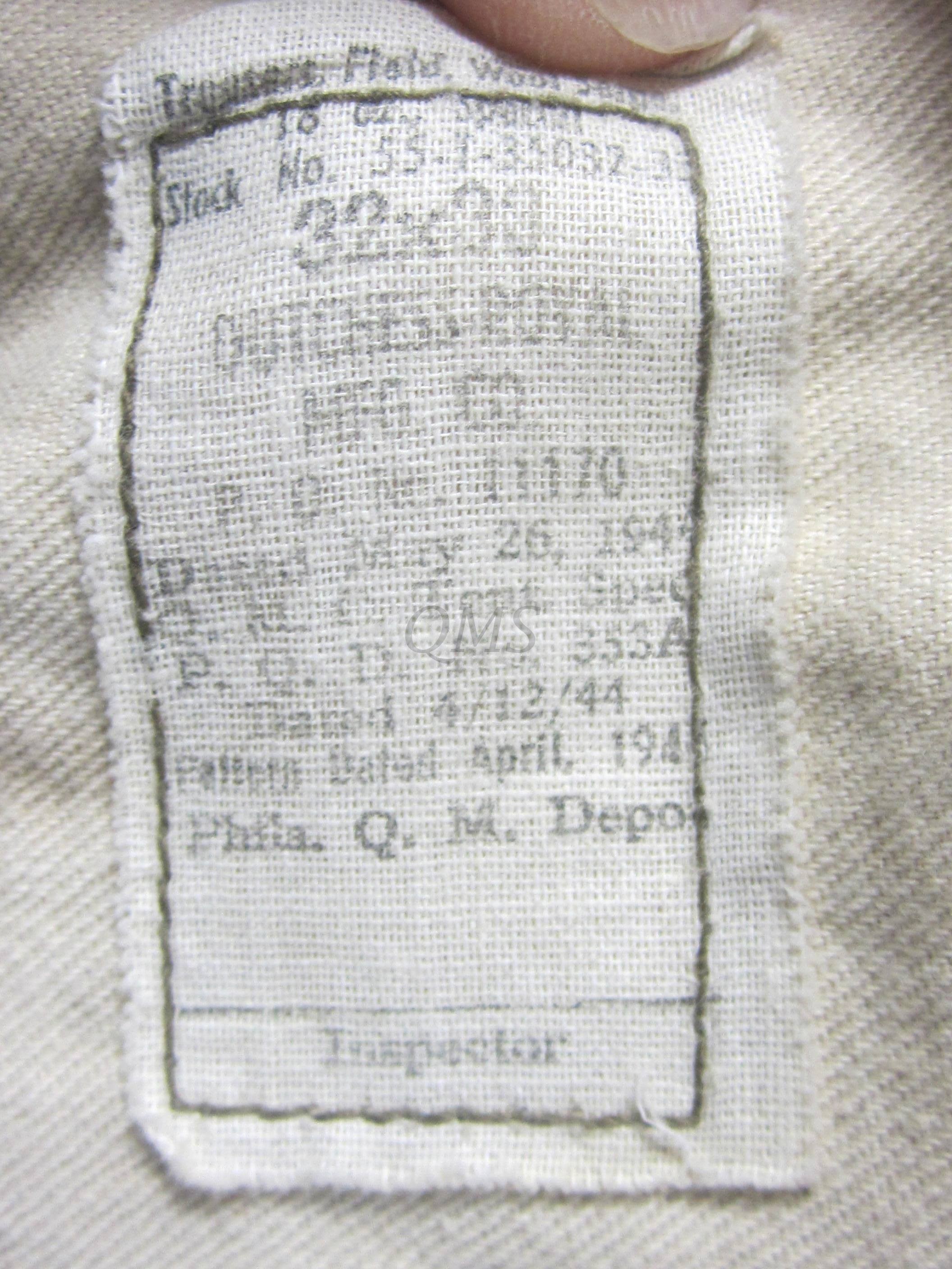 Class A four pocket dress tunic with P37 pants and Oversea s cap 101 ...