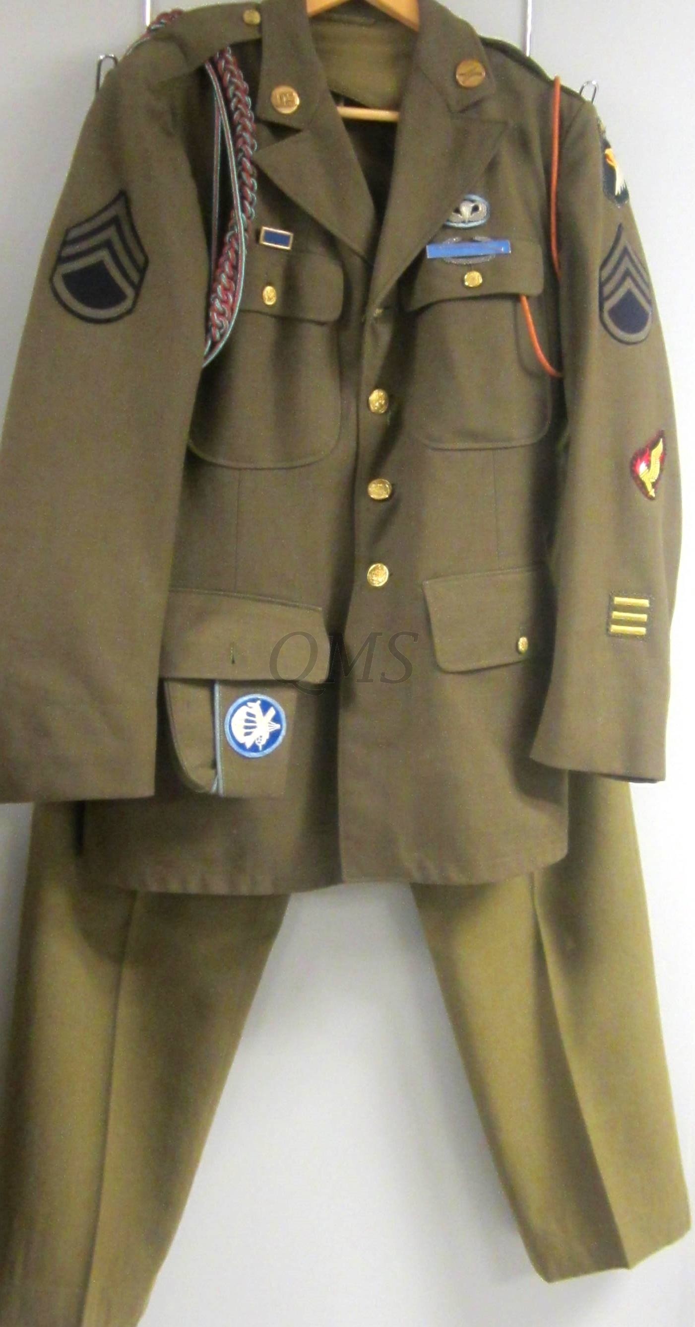 Class A four pocket dress tunic with P37 pants and Oversea s cap 101 ...