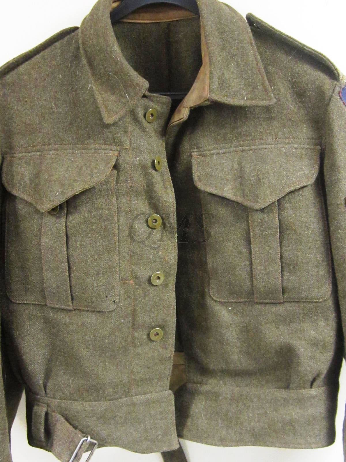 Battledress jacket with kilt/cover and glengarry Staff sergeant 48th ...
