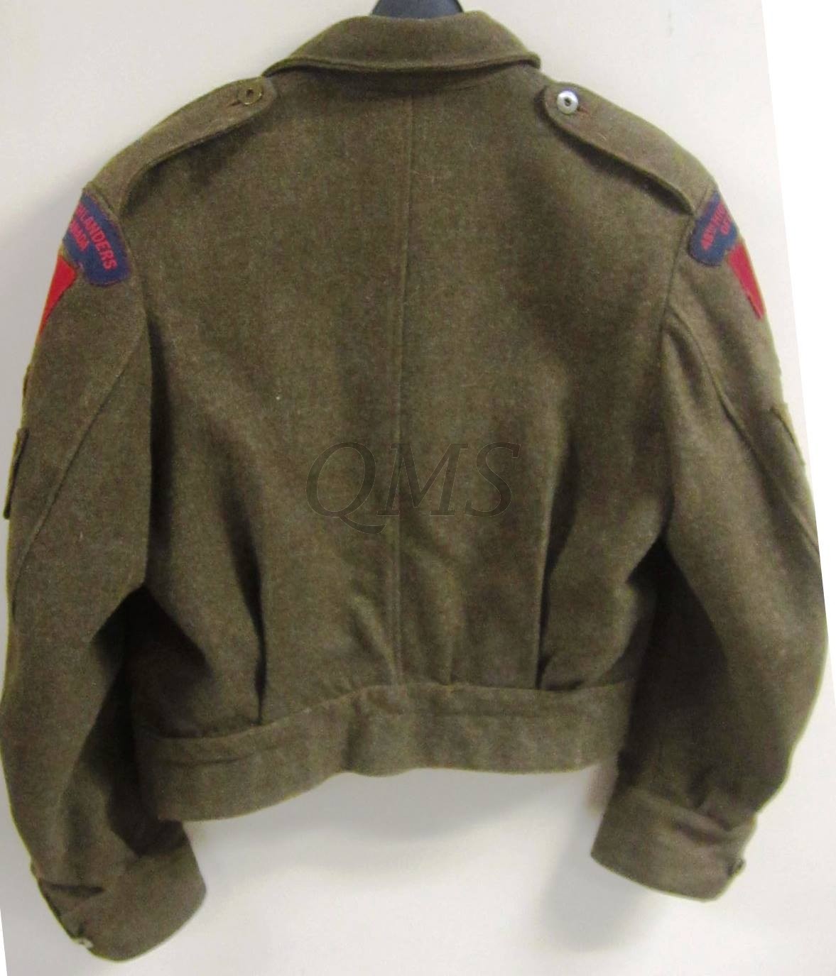 Battledress jacket with kilt/cover and glengarry Staff sergeant 48th ...