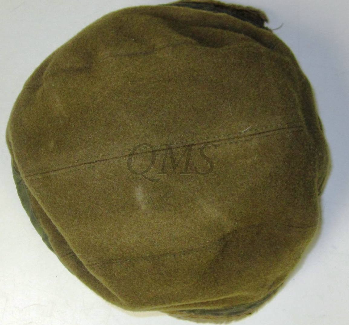 US Army 1950s Korea Era Field Cap Pile Cold Weather Hat Olive Drab
