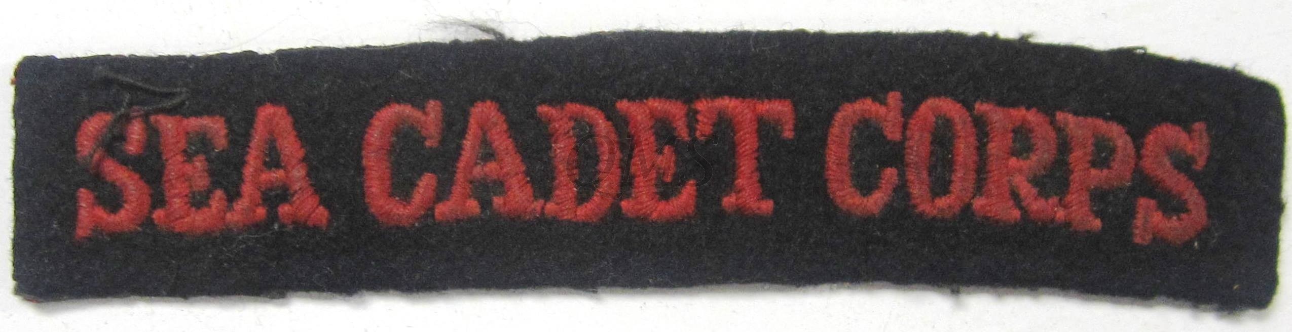 Shoulder title Sea Cadet Corps Royal Navy