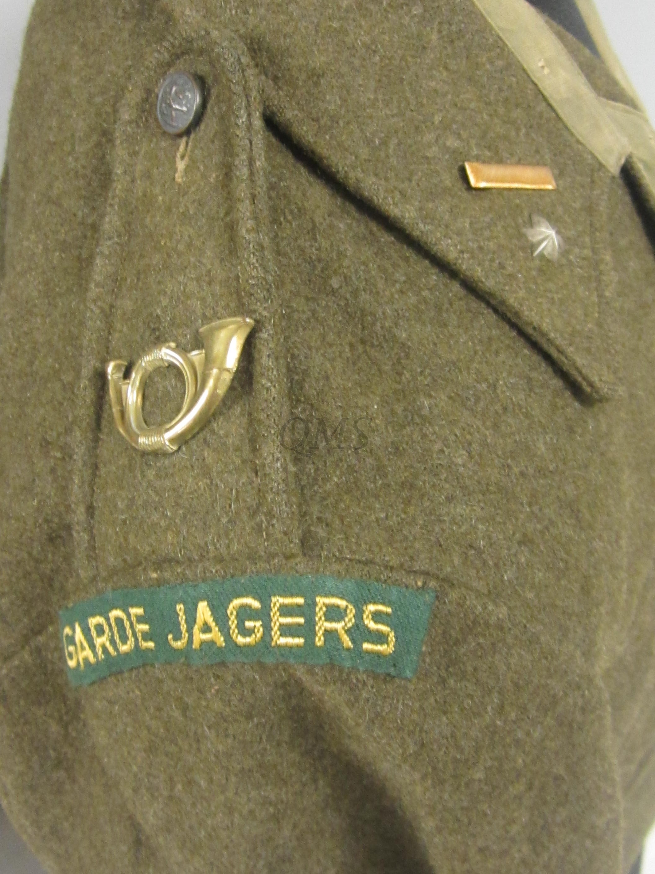 Battle Dress met broek majoor Garde Jagers pre 1963