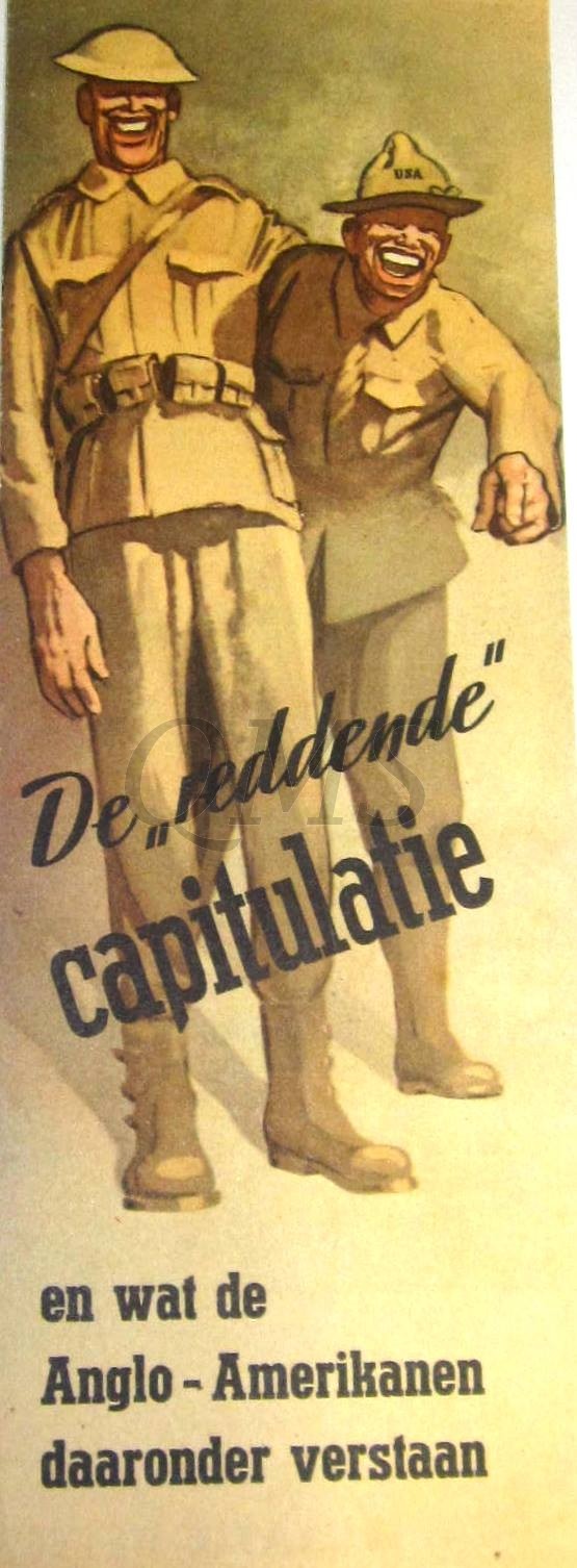 De "reddende" capitulatie en wat de Anglo-Amerikanen daaronder verstaan ...