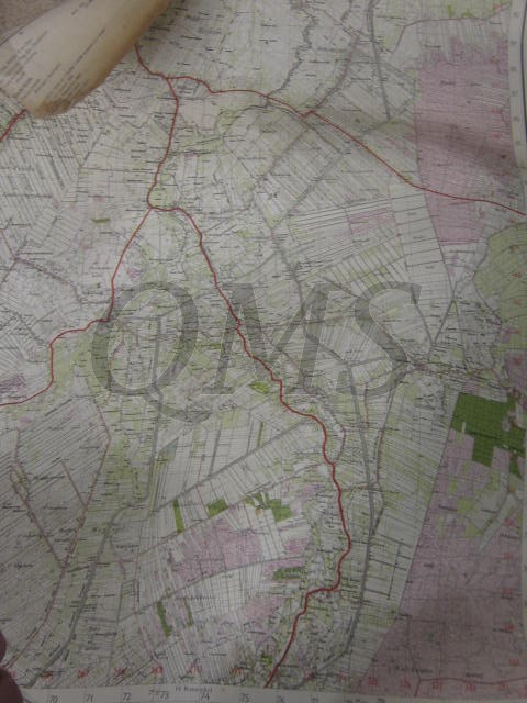 Landkaart Bourtange Wehrmacht 1940 (Map Bourtange WH 1940)