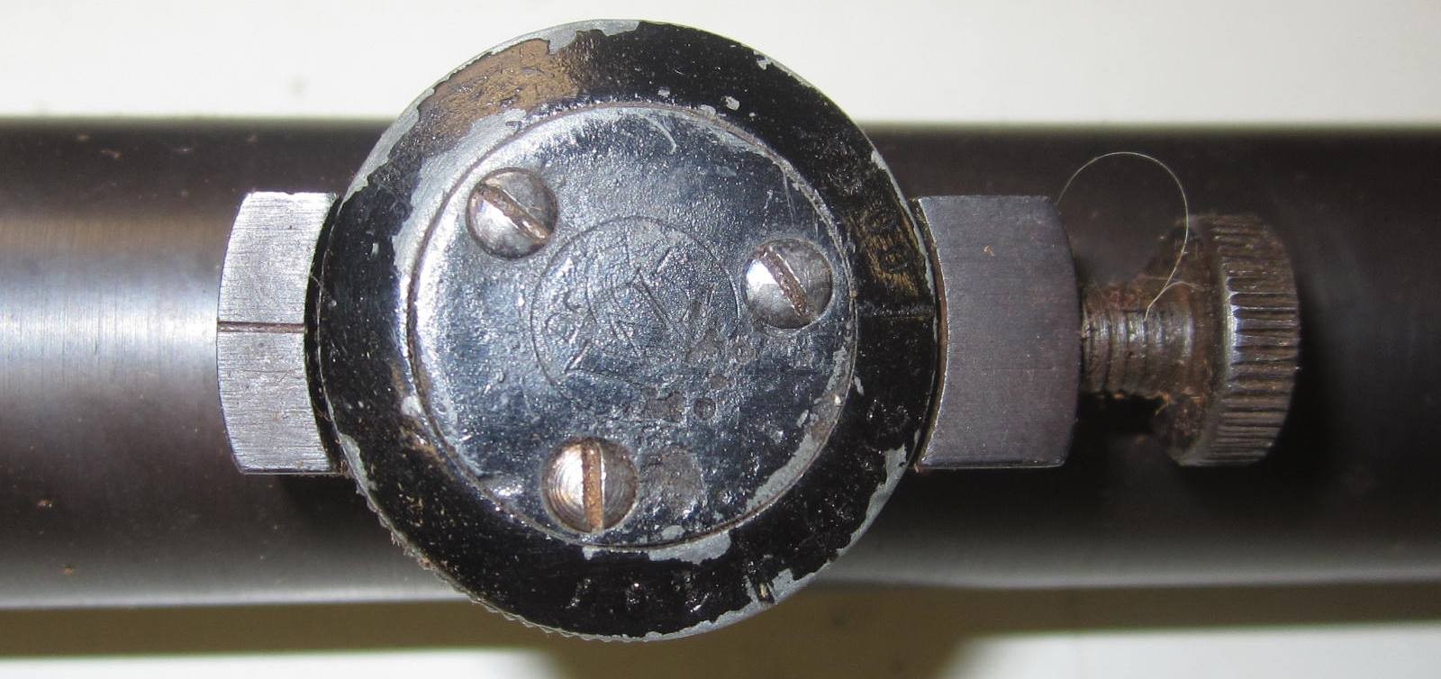 German 98k rifle scope “Robert Hubner, Darmstadt”