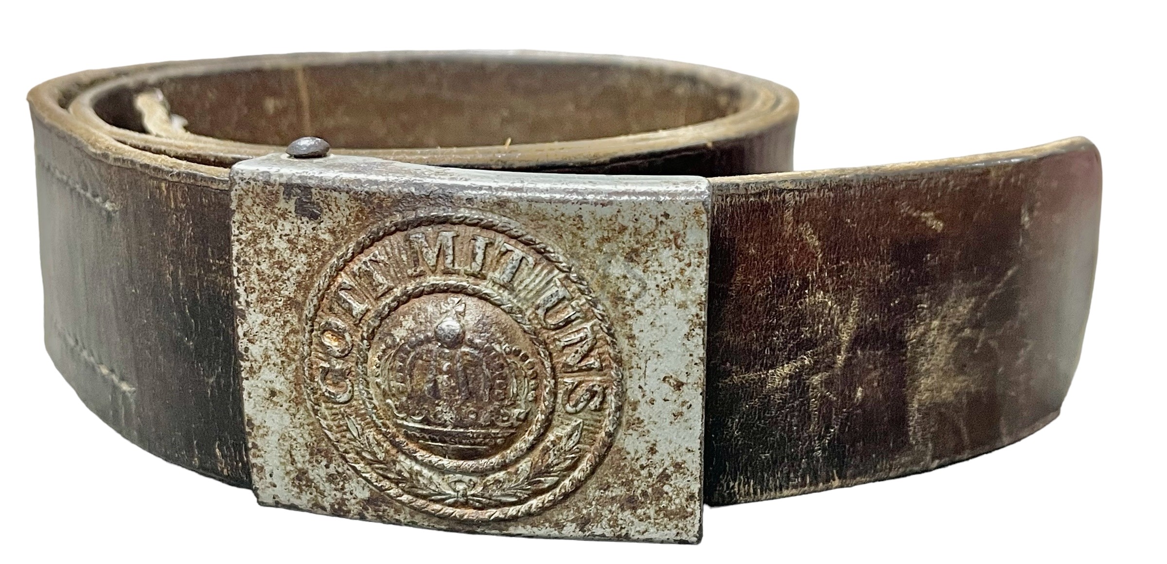German Prussian M1915 / WW1 belt and buckle enlisted men NCO Feldgrau