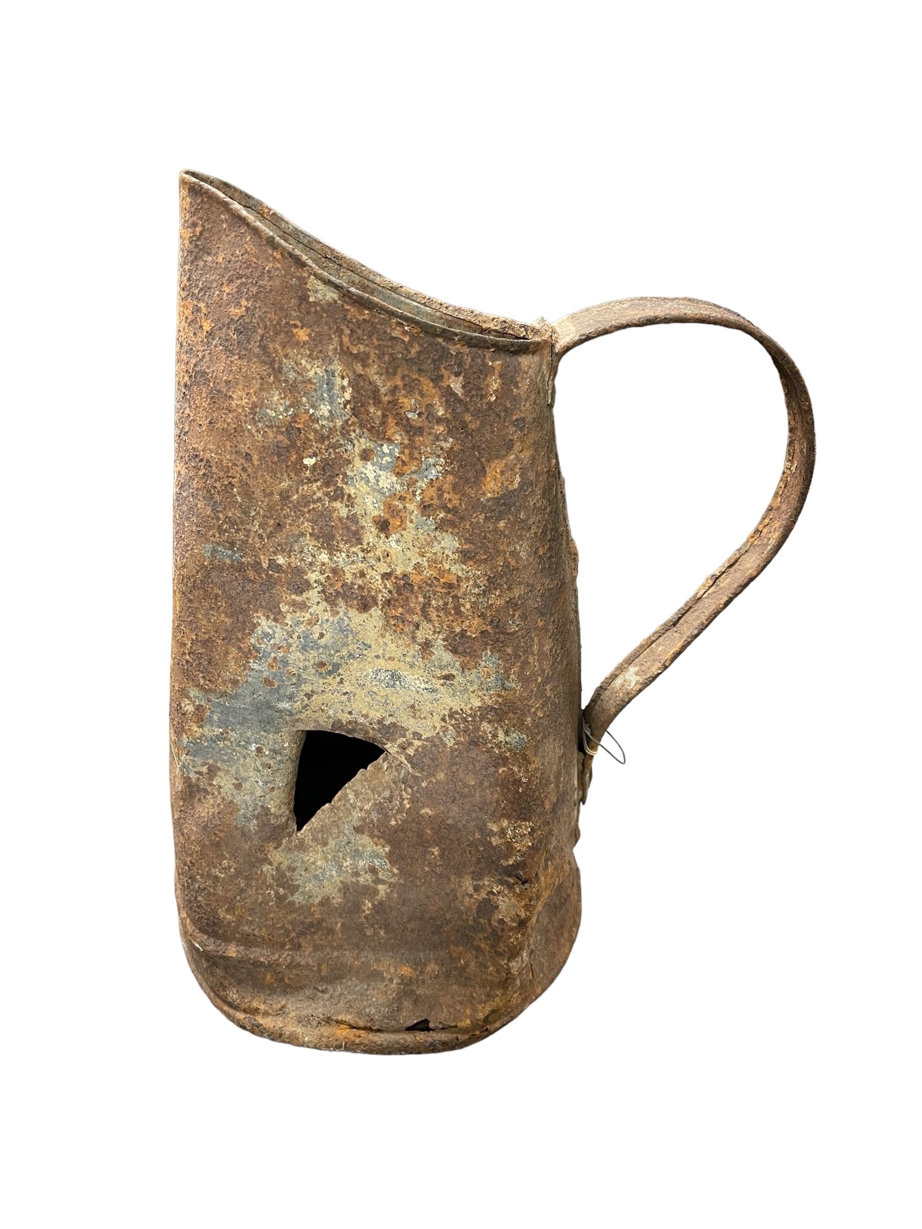France - WW1 Water cannister battle damaged