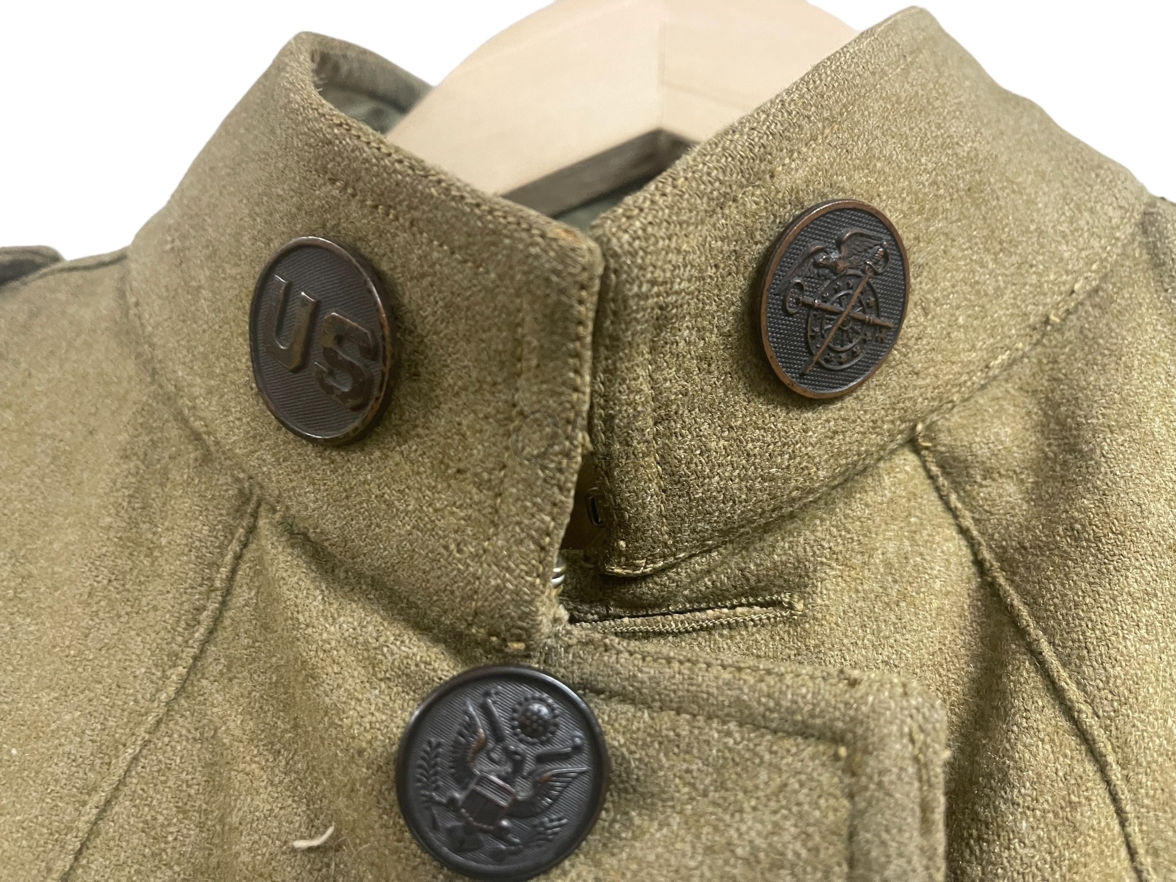 WW1 US Army tunic with breeches sergeant Quartermaster Corps