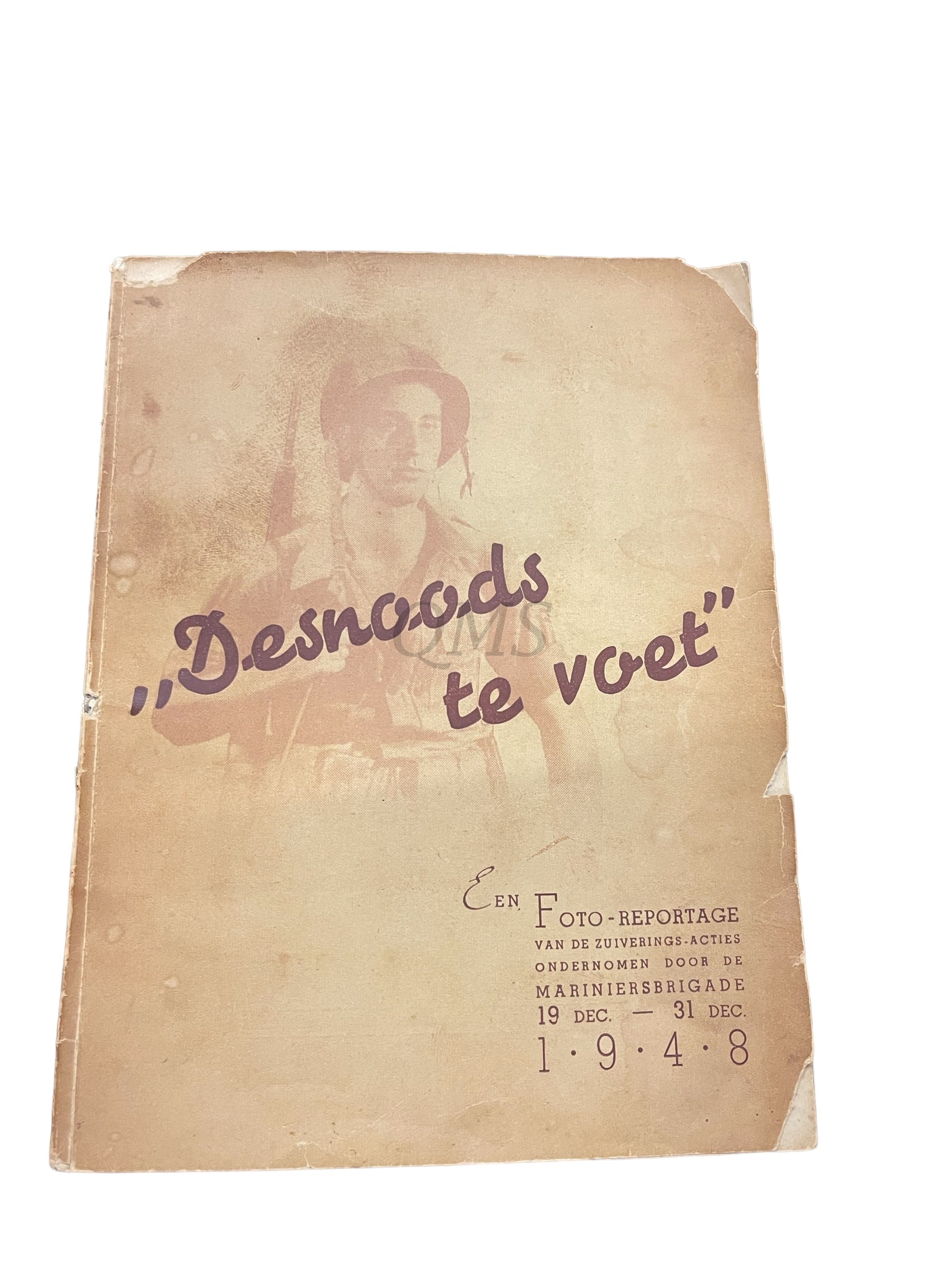 Book - Desnoods "te voet" . Mariniersbrigade.