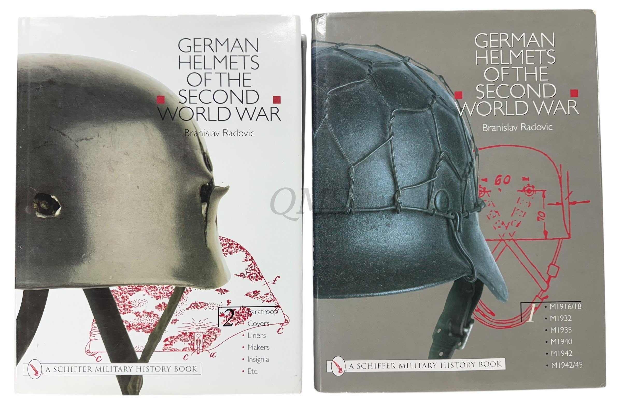 Book - German Helmets of the Second World War: Vol 1 & 2