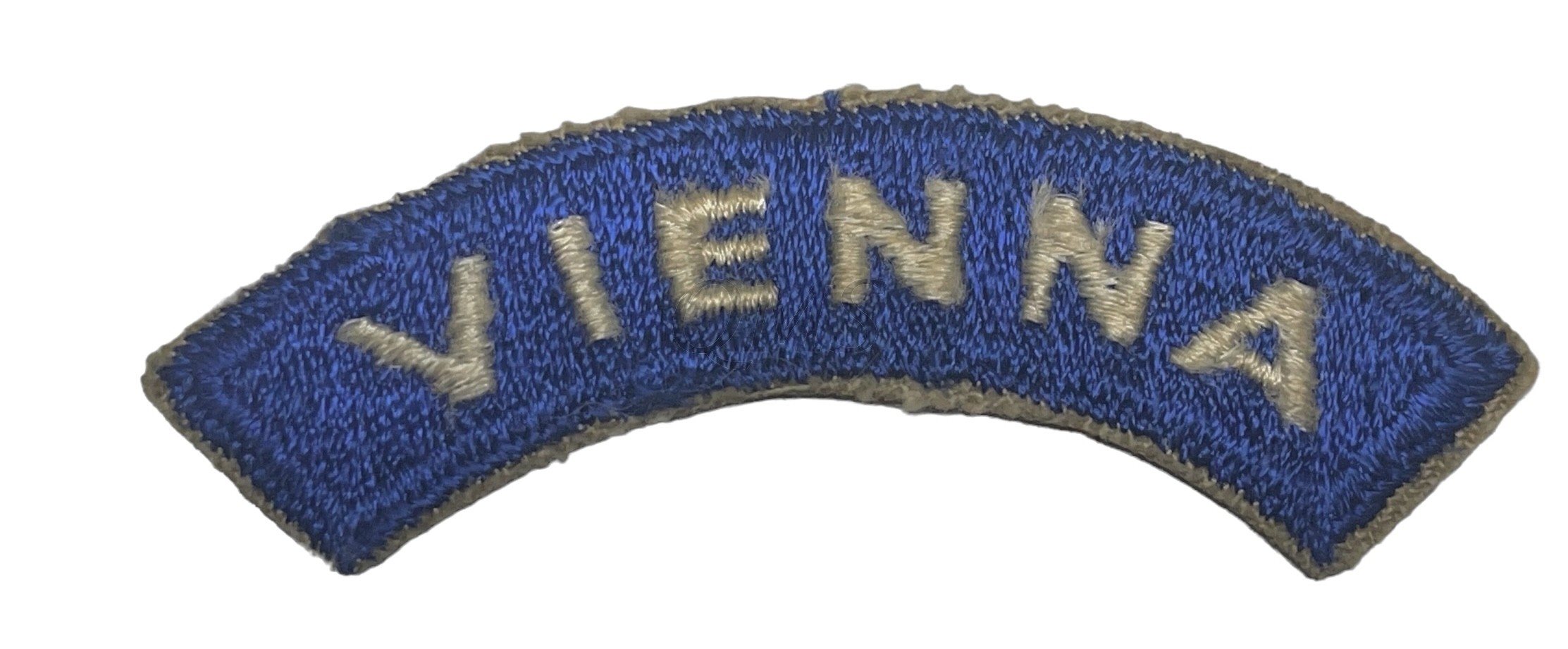 Shoulder title Vienna US Army Austrian Occupation