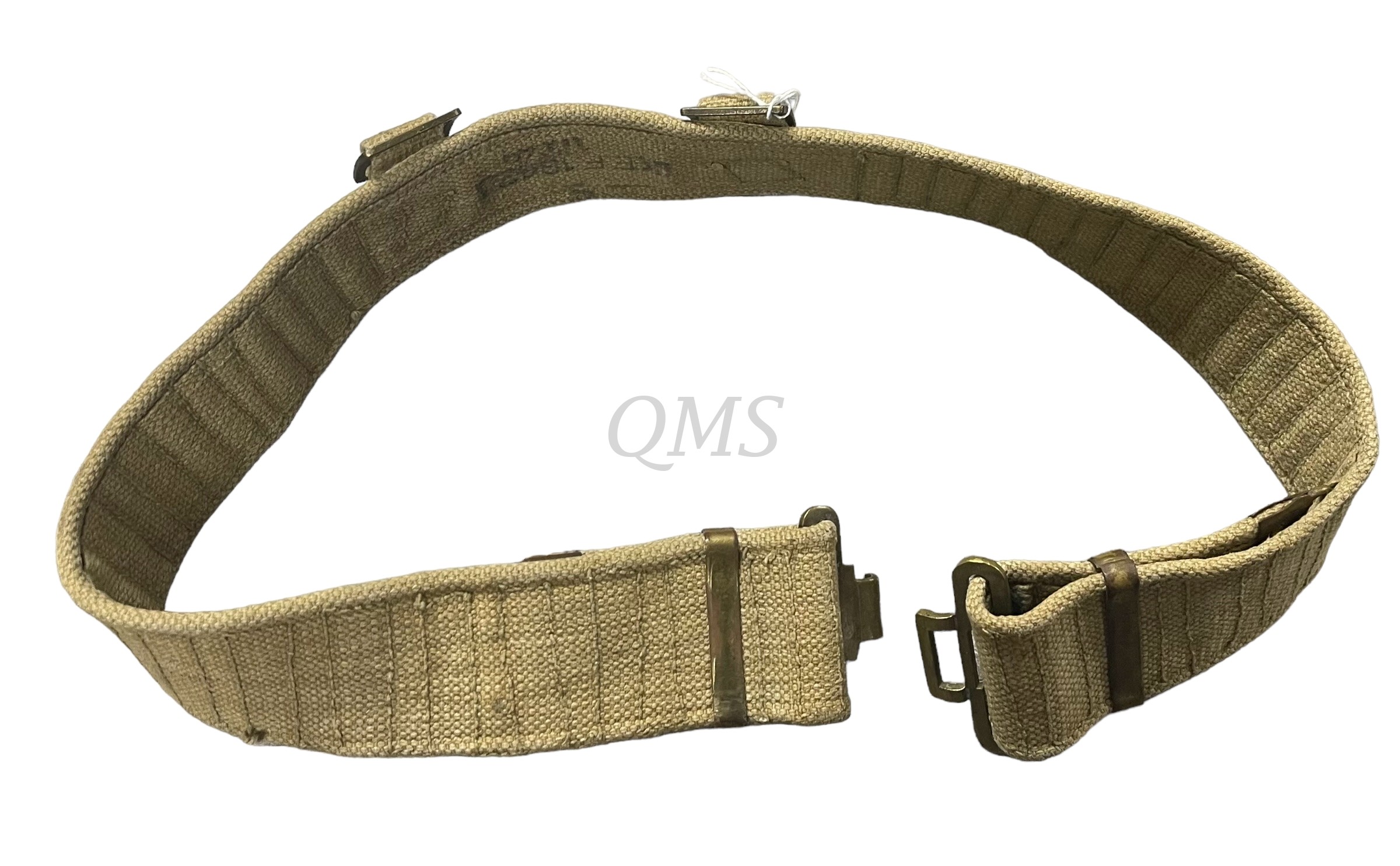 WW2 webbing pistol belt (1942 India made)