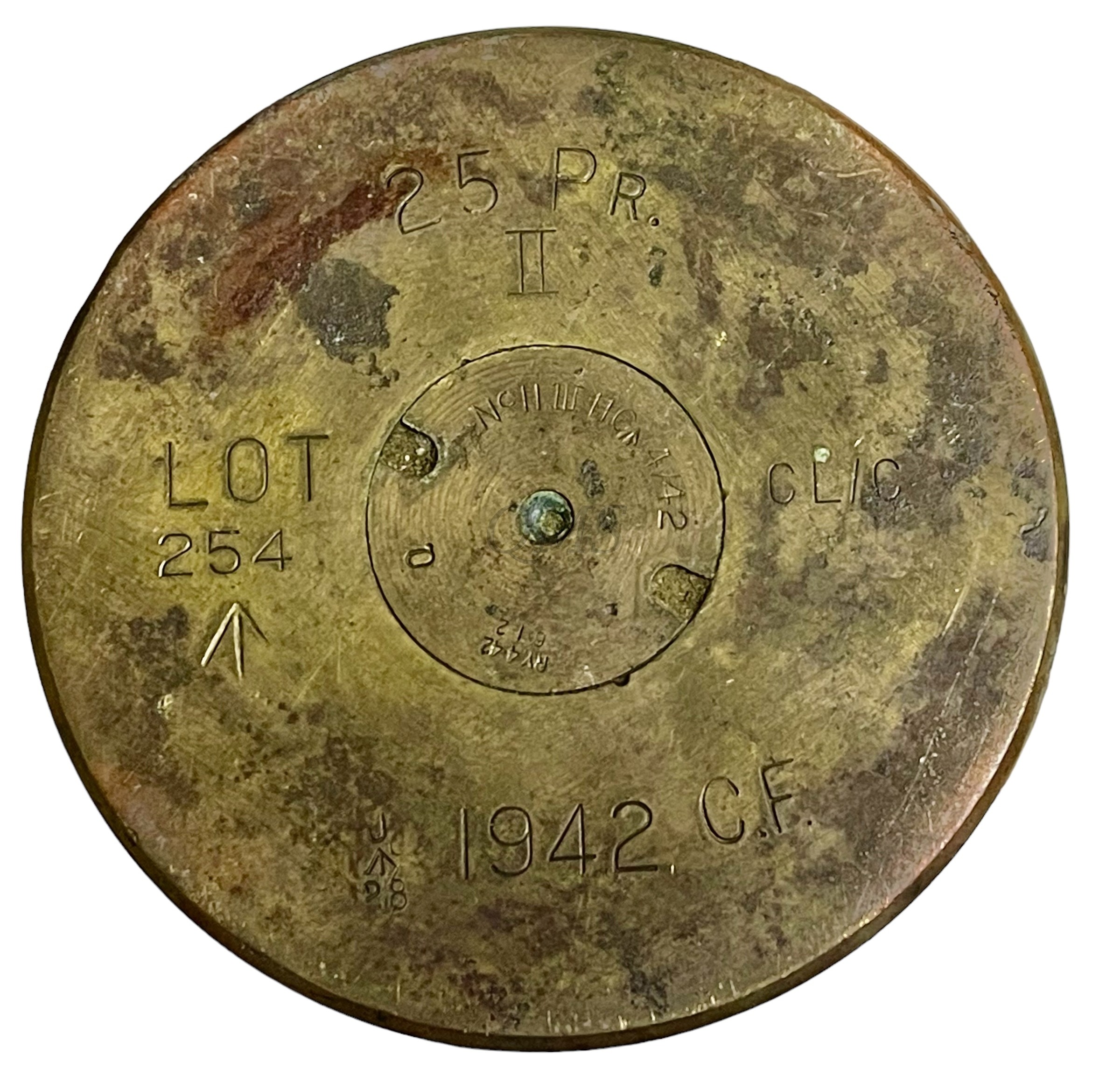 Huls 25 ponder (Shell casing 25 Pdr)