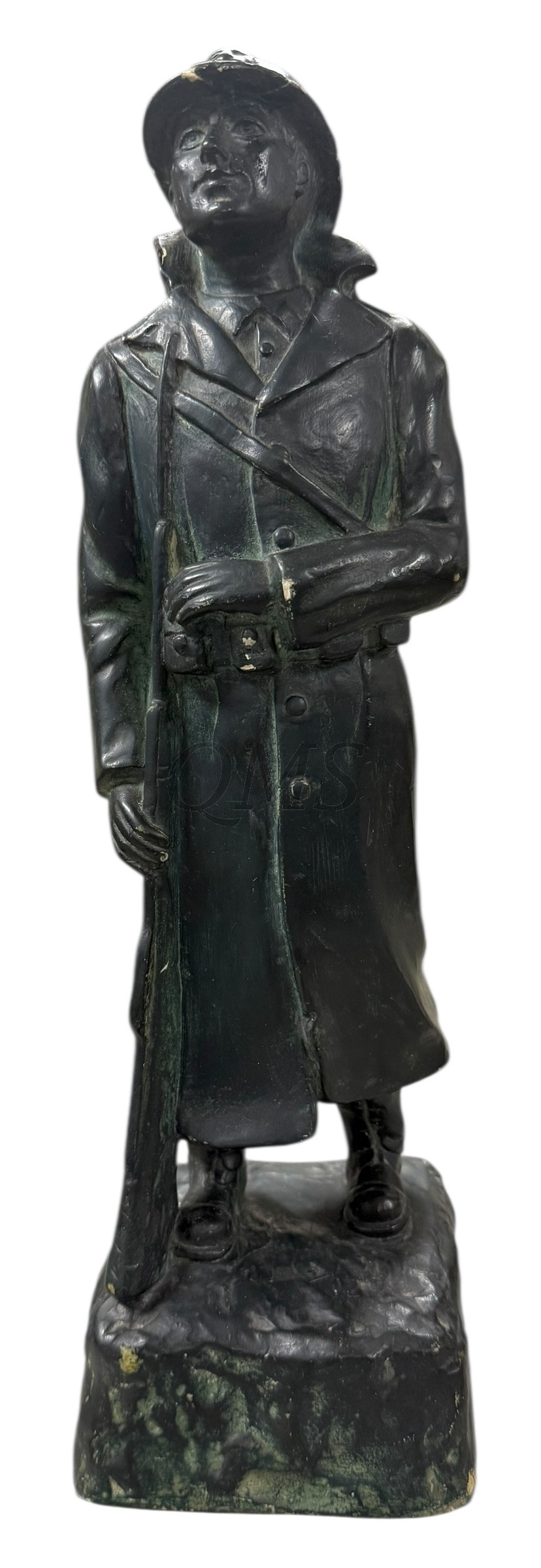 Statue of a WW1 Belgian Soldier