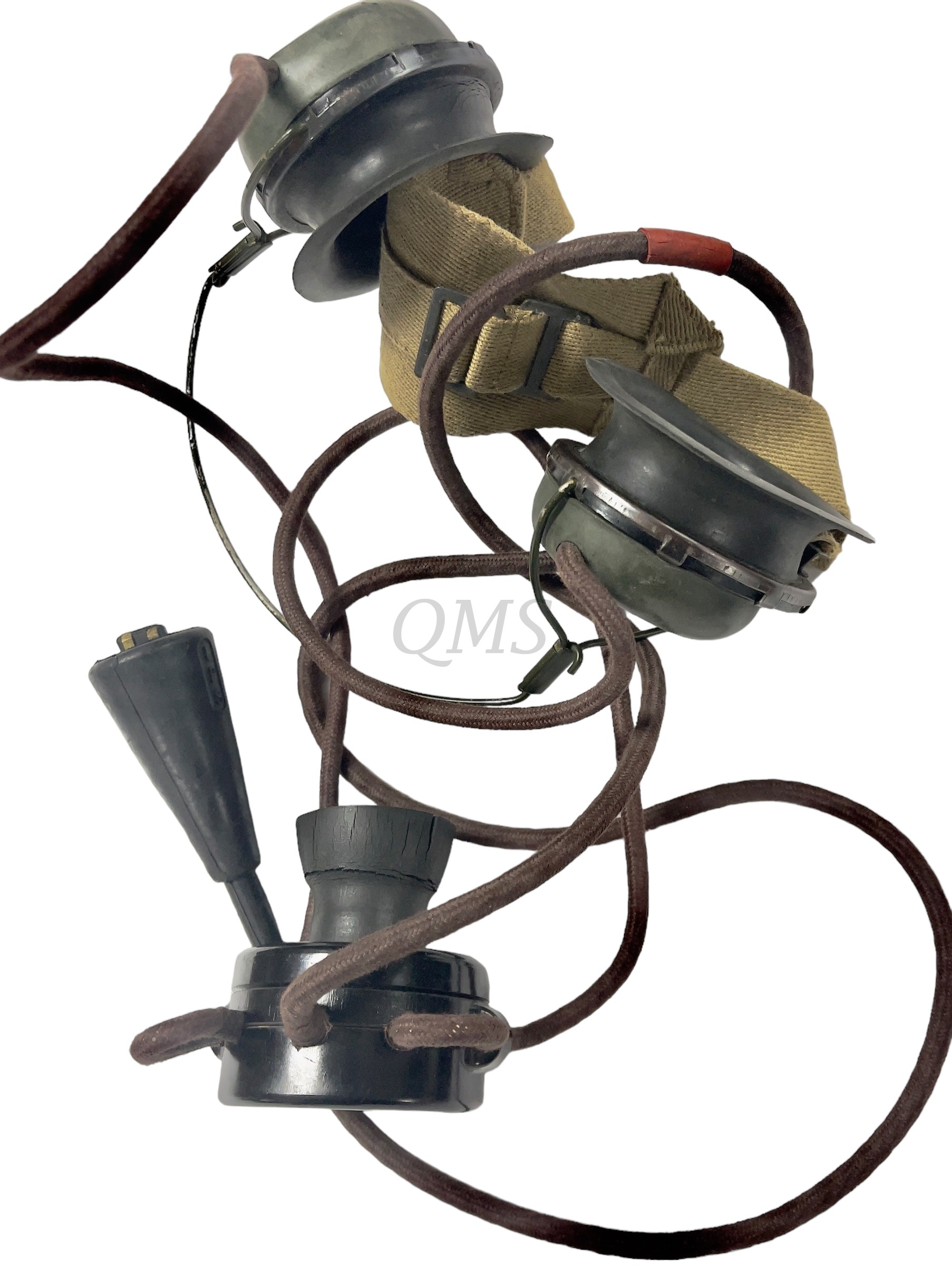 Pair of British WWII British Tank Crew / Armoured Car Radio Headset