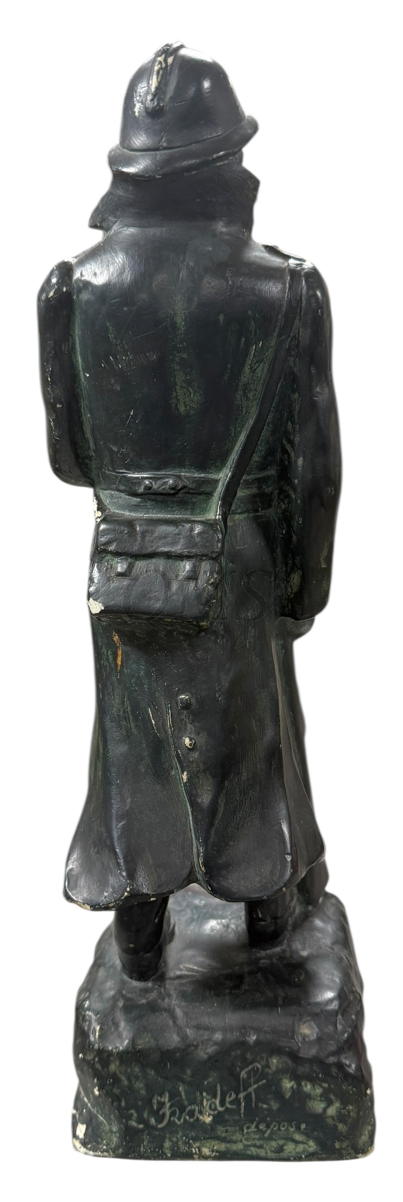 Statue of a WW1 Belgian Soldier