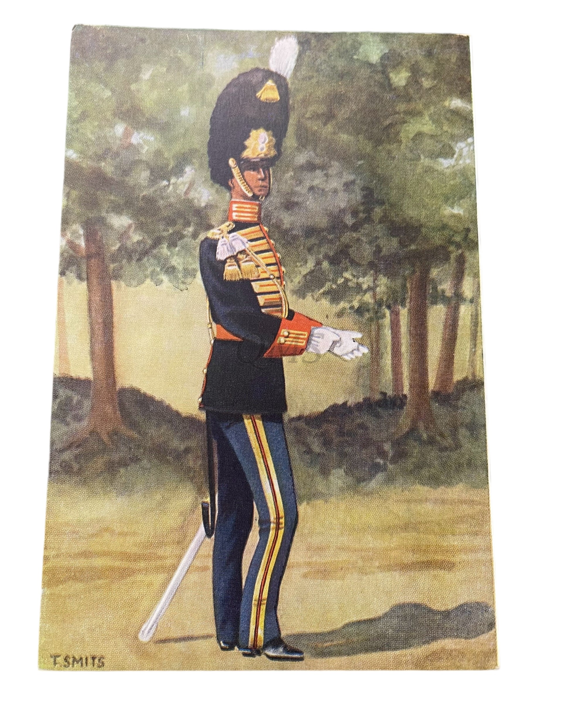 Ansicht No 1 1949 Garde Regiment Grenadiers Ceremoniële tenue Luitenant ...