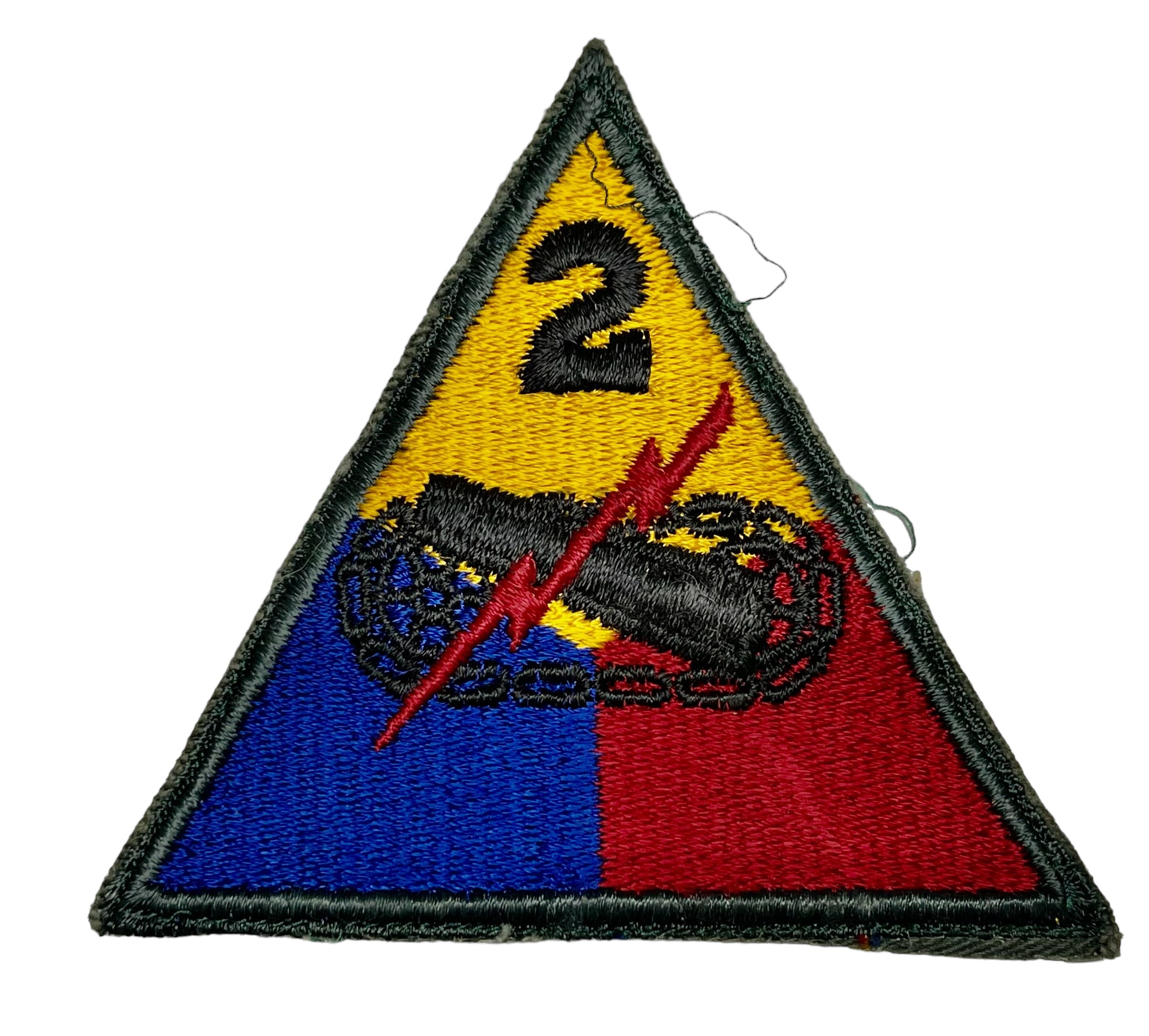 Mouwembleem 2e Armored Divisie (sleeve badge 2nd Armored Division)