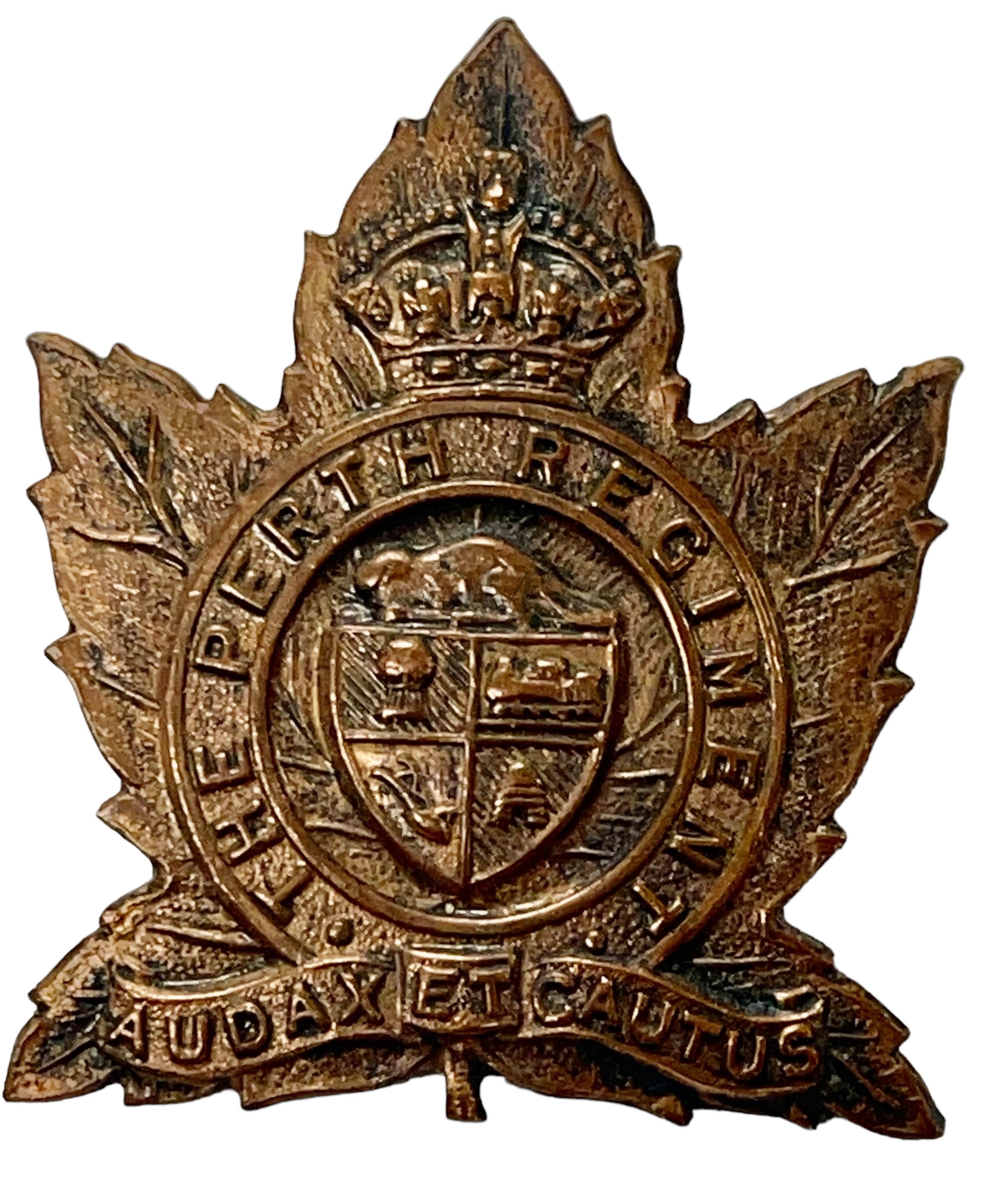 Cap badge The Perth Regiment, 5th Canadian Division