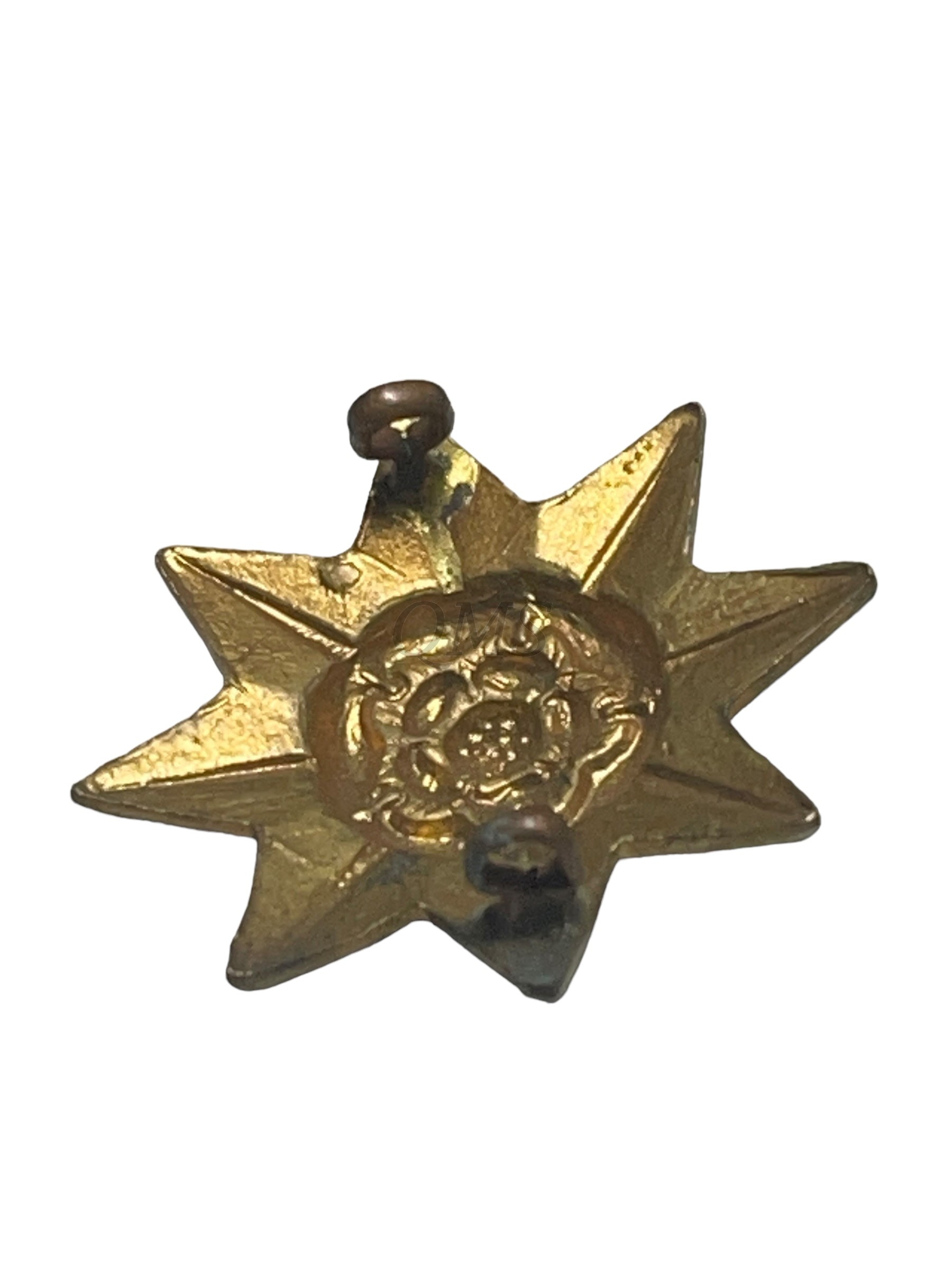 Regimental Quartermaster Sergeant ( R.Q.M.S. ) Brass Rank Star ( pre 1915 )